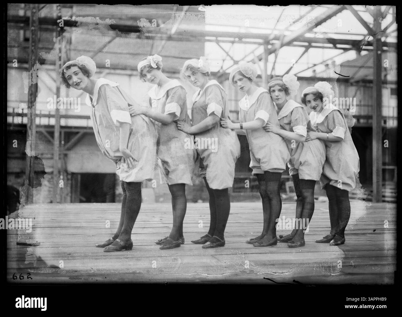This Lee Moorhouse photograph shows actors in costume at the Grand ...