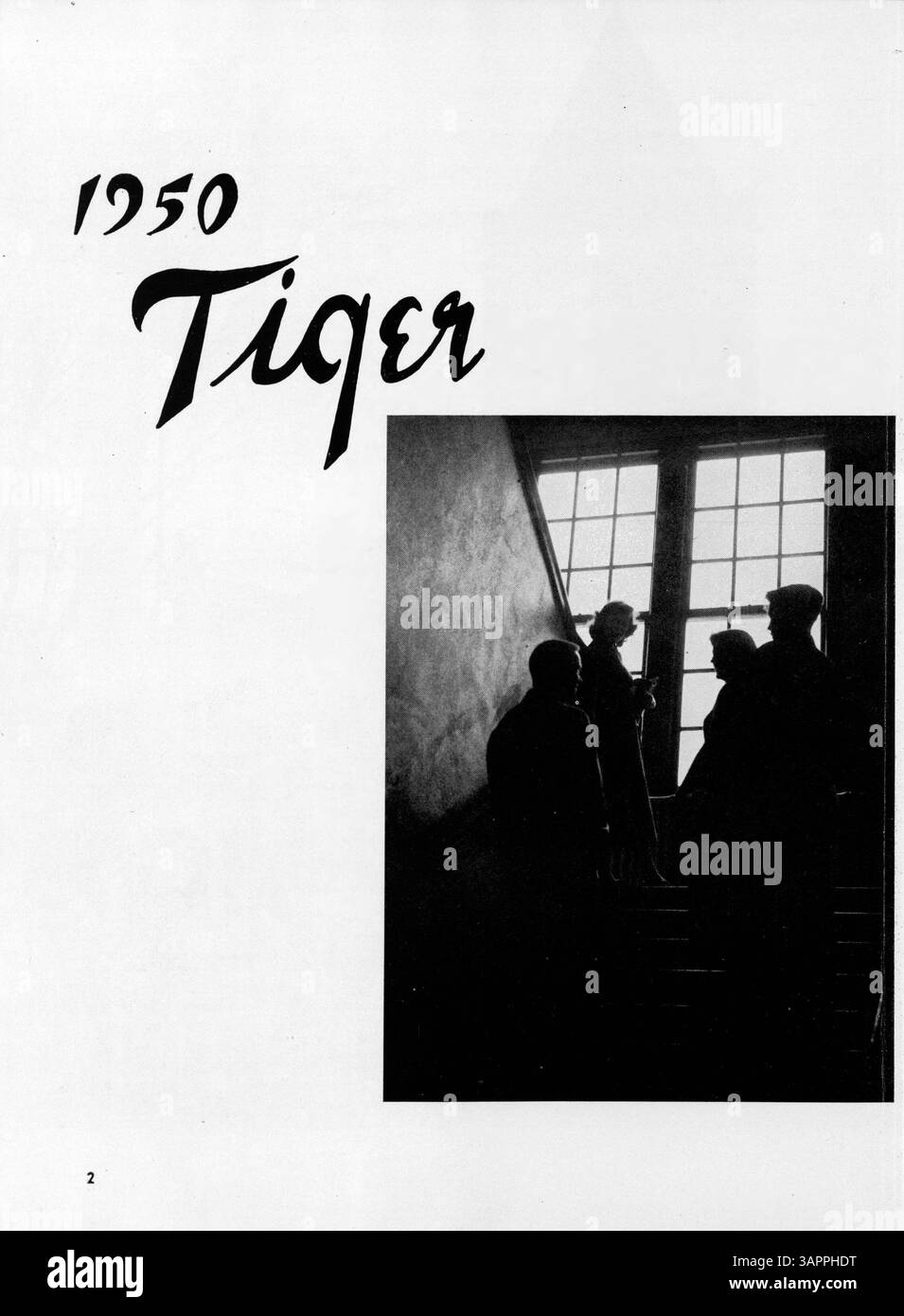 The 1950 South High Yearbook, 'Tiger', records the academic, social ...