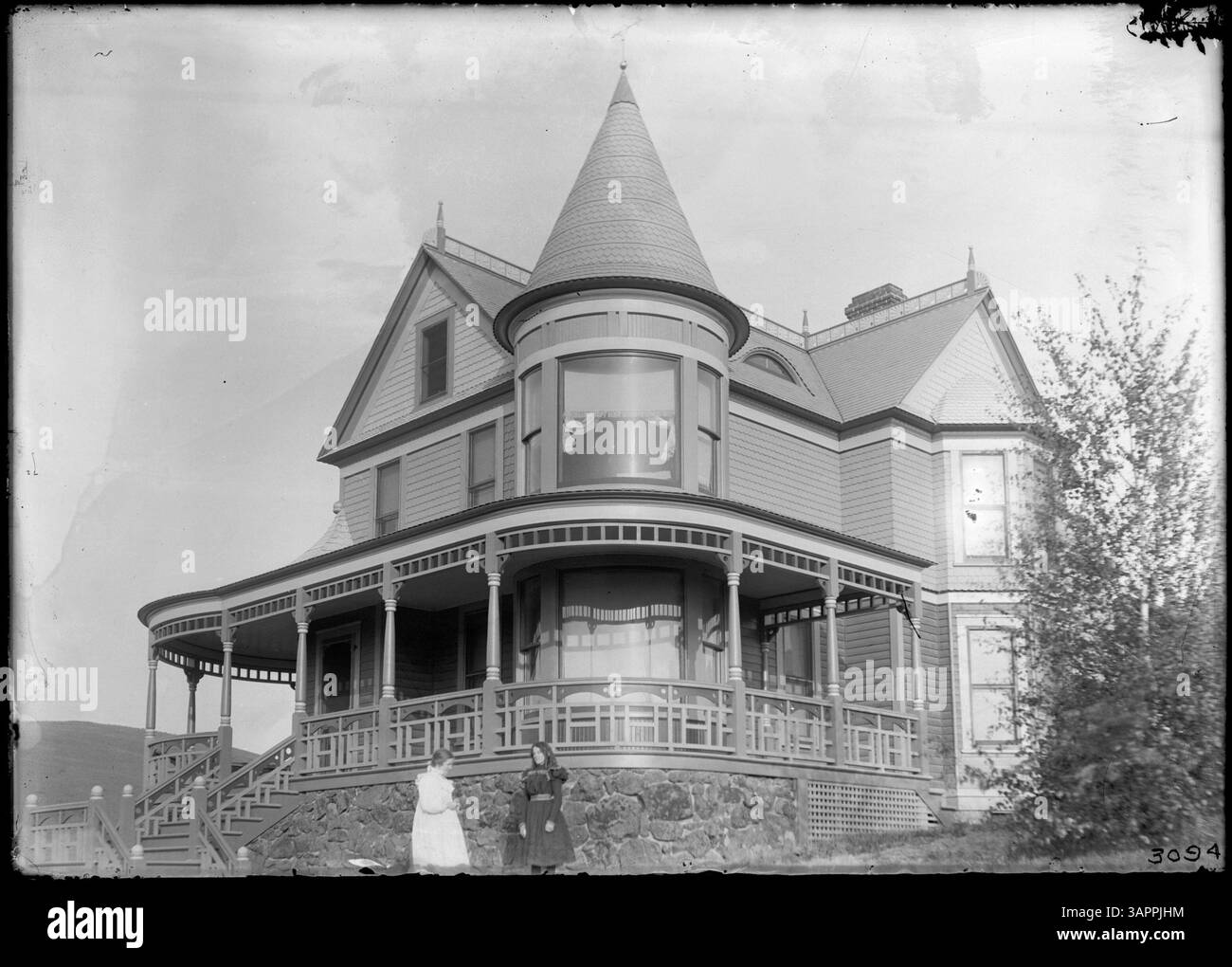 This image depicts Pendleton residences captured in a historical ...