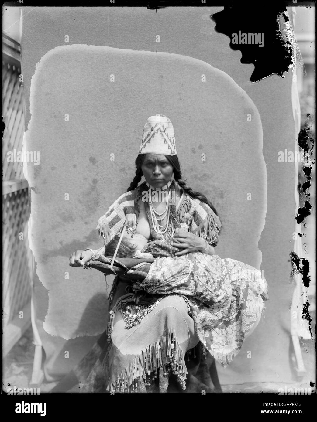 Photograph by Lee Moorhouse of Rosa Paul, a Walla Walla Indian woman ...