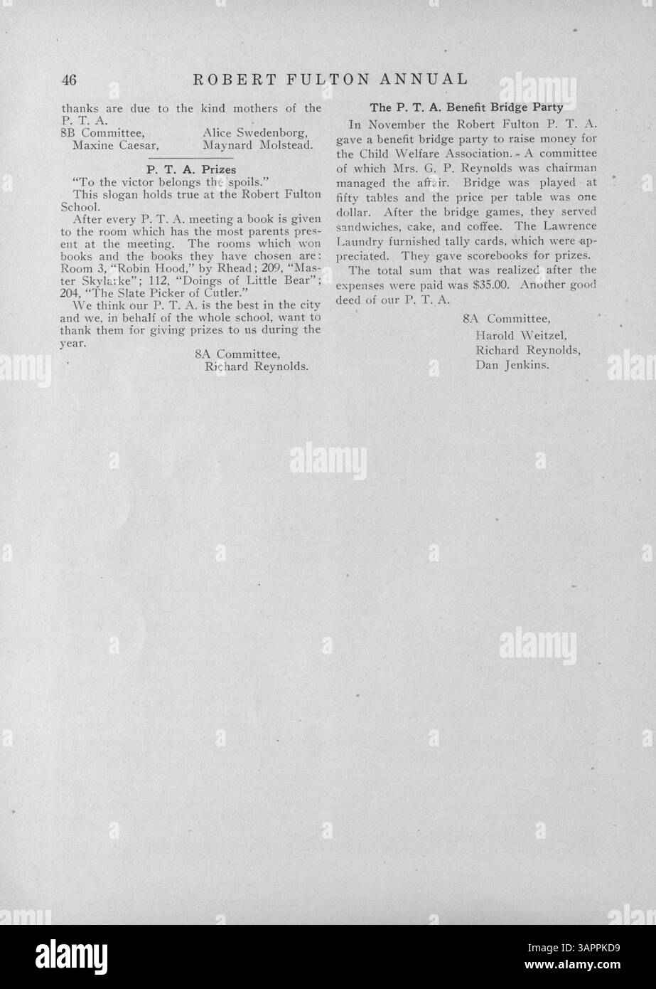 This school annual from Robert Fulton Elementary, published in June ...