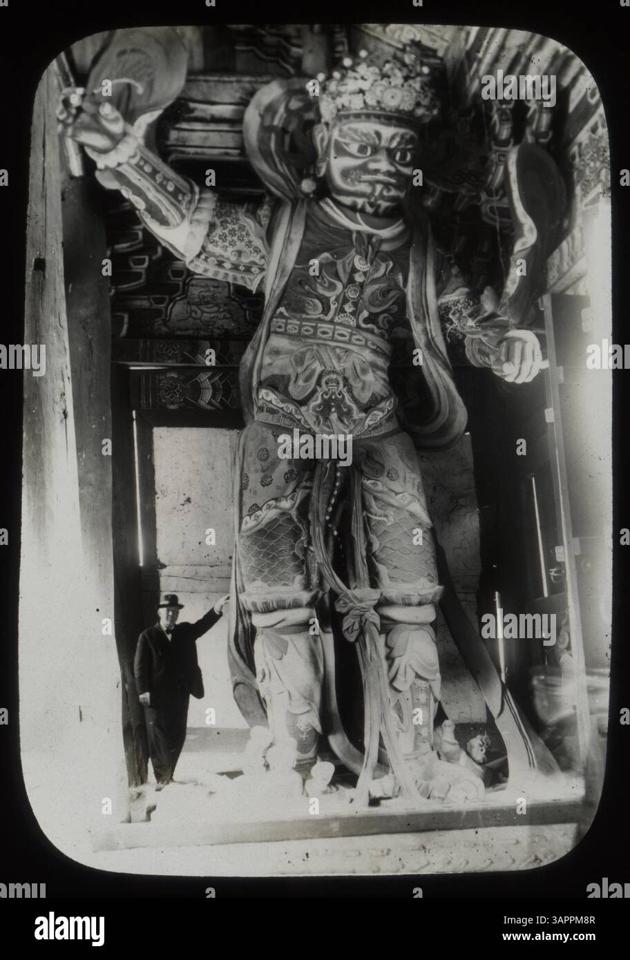 One of the Four Deva Kings at Pawpchu-Sa, Boeun, Korea, photographed by ...