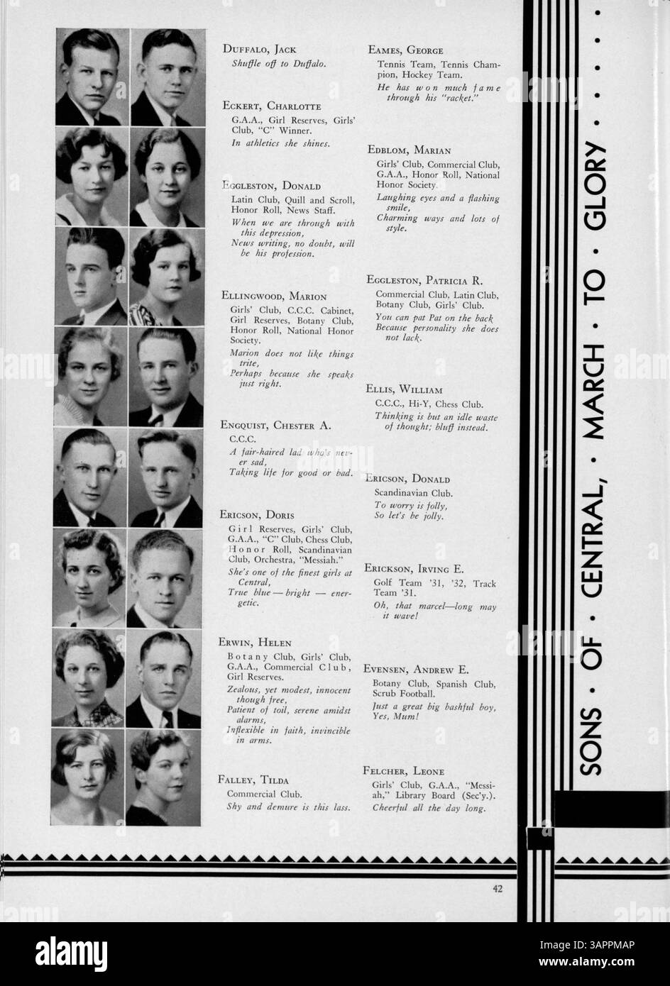 'Centralian' 1933 documents the life of Central High School's students ...