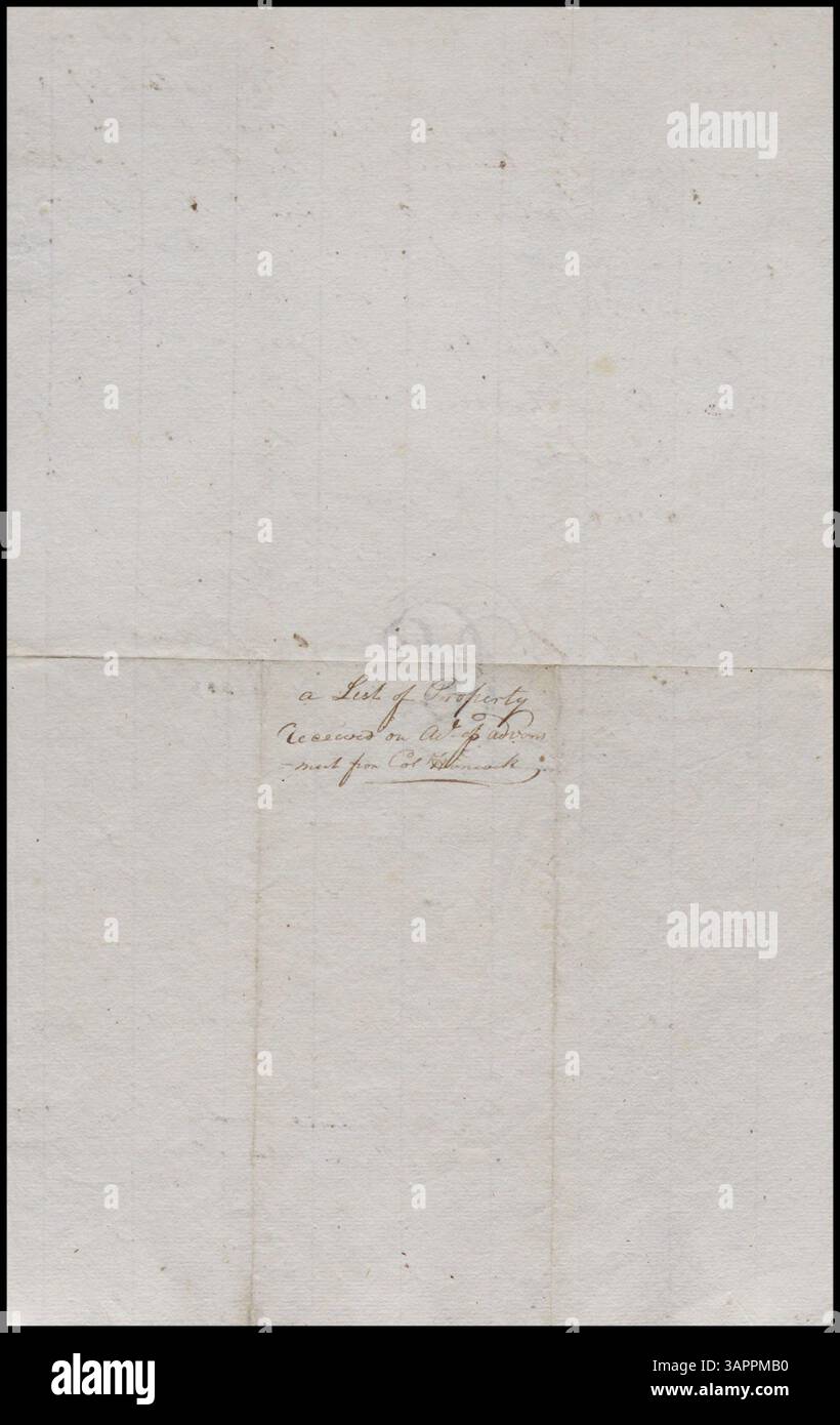 1820 document hi-res stock photography and images - Alamy