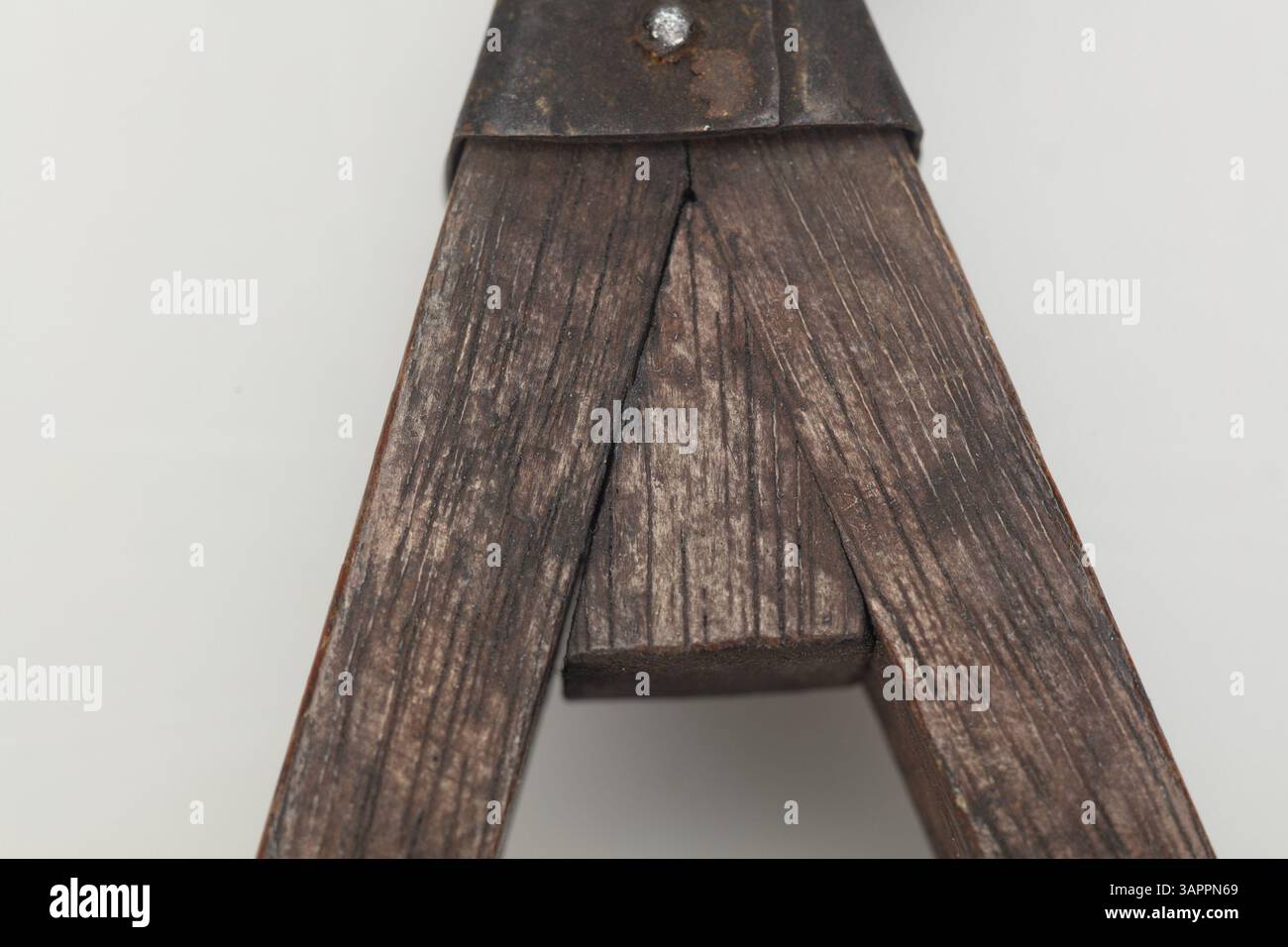 The patent model for a dredging machine, patented by Stephen H. Long ...