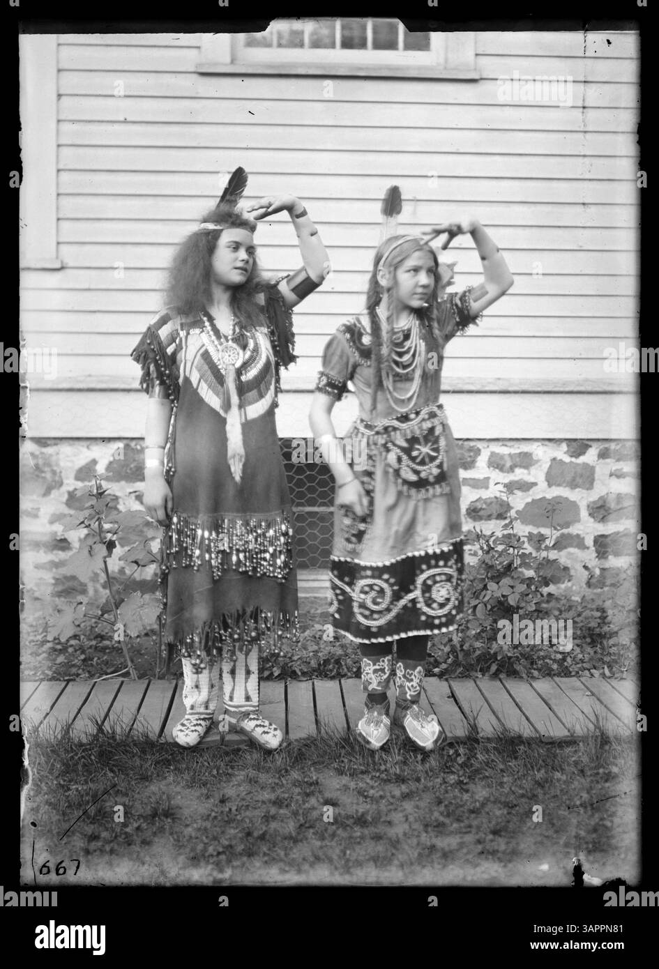 Photograph of actors in costume at the Grand Theater in Pendleton ...