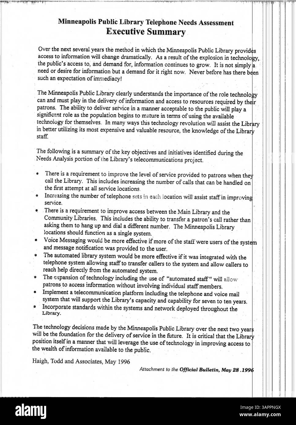 This official Minneapolis Public Library bulletin from 1996 delivers ...