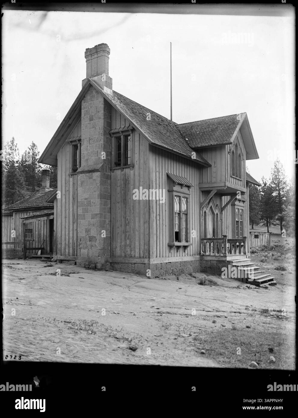 This photograph by Lee Moorhouse shows the Fort Dalles Museum in The ...