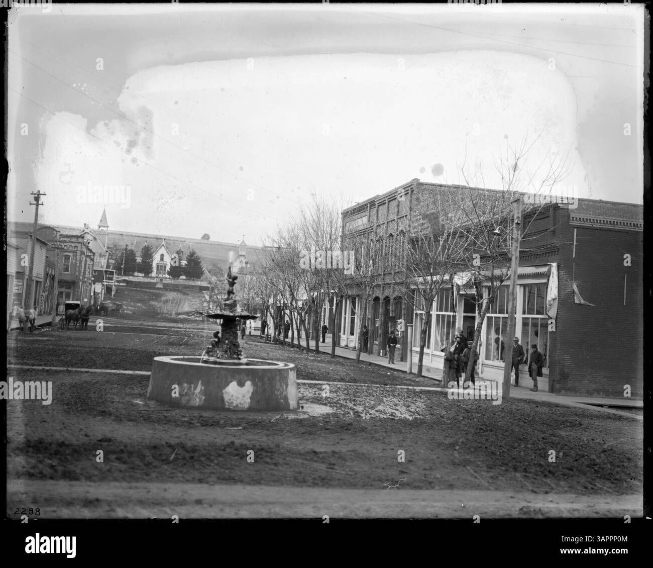 This Lee Moorhouse photograph captures Main Street in Weston, Oregon ...