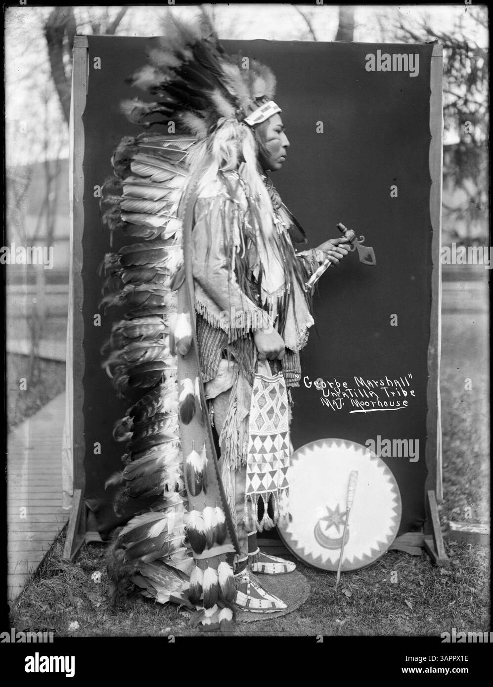 Photograph of George Marshall, known as 'Cultus George,' a Umatilla ...
