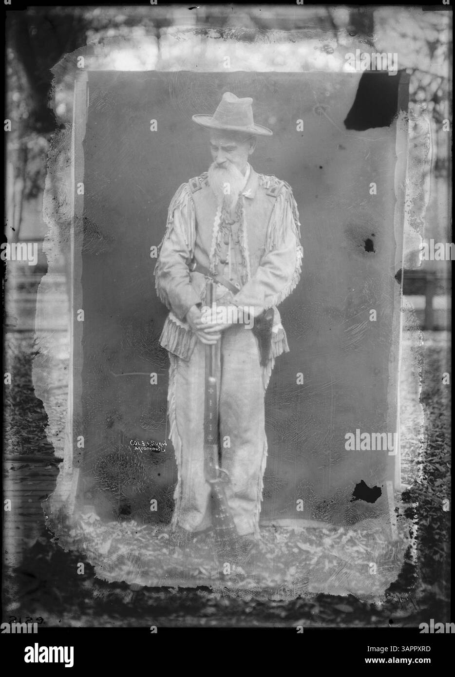 This photograph features Colonel B.F. Shaw, capturing a historical ...