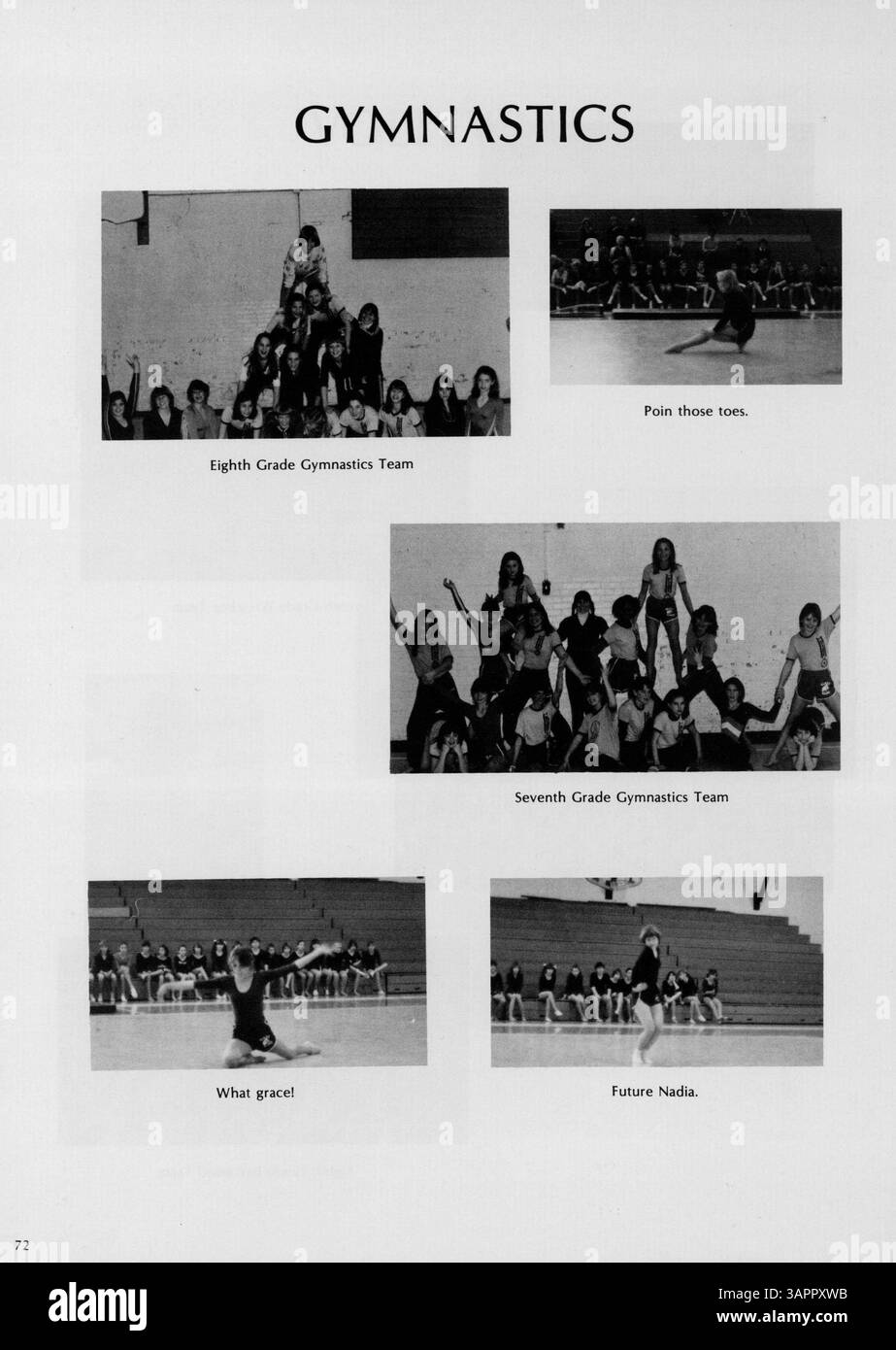 The Blake Middle School 1981 yearbook provides a visual summary of the ...