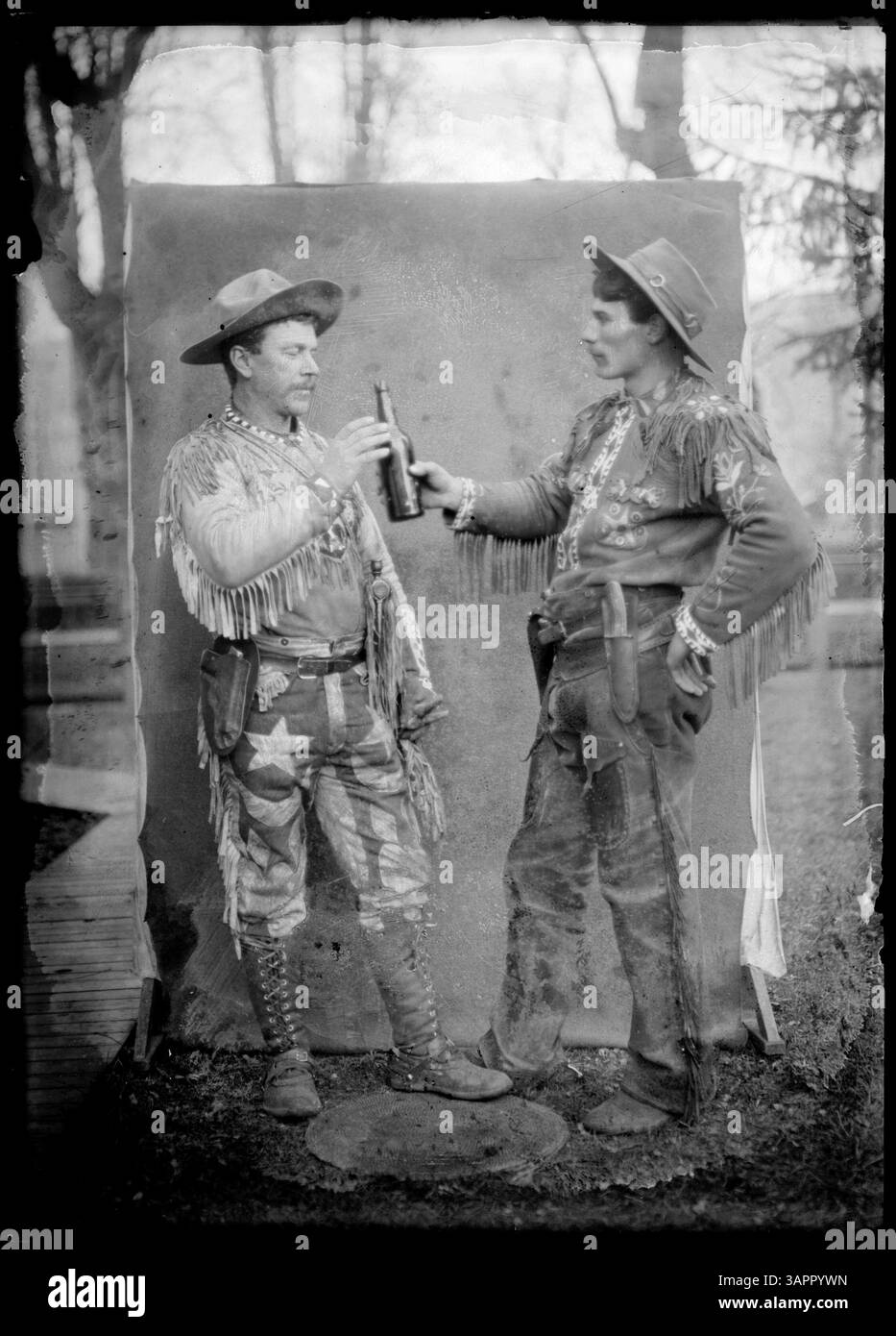 This Lee Moorhouse photograph captures Clark and Morrison, two men ...
