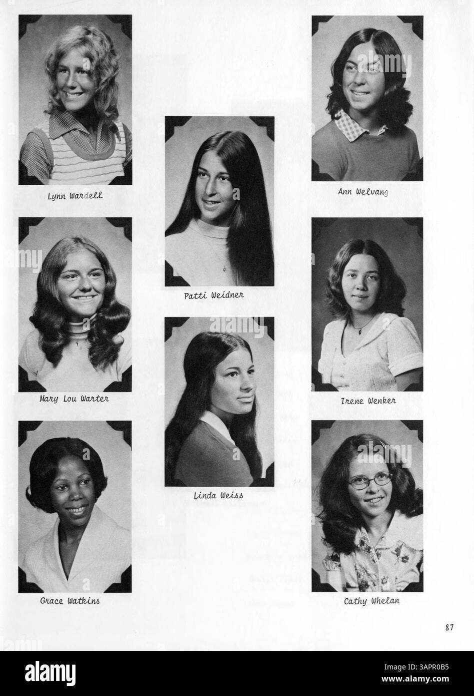 The 1974 'Tapestry' yearbook from Regina High School features students ...