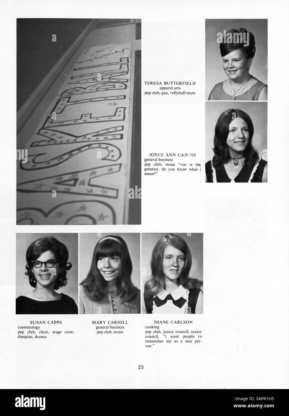 The 1972 yearbook Tradewind '72 offers a look into the vocational high ...