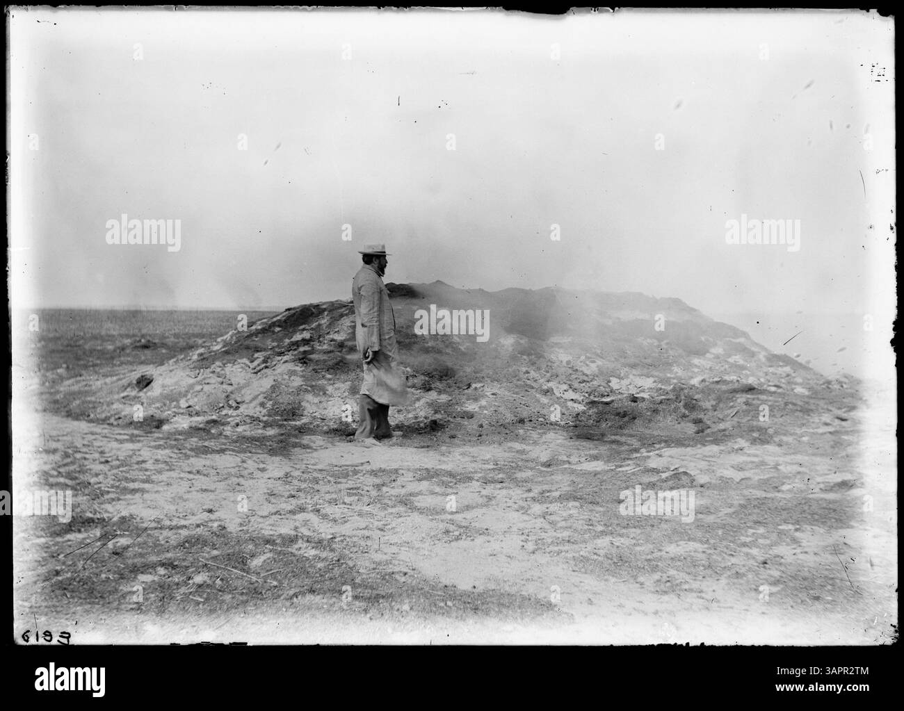 Photograph by Lee Moorhouse of a tribal mound, taken as part of the ...