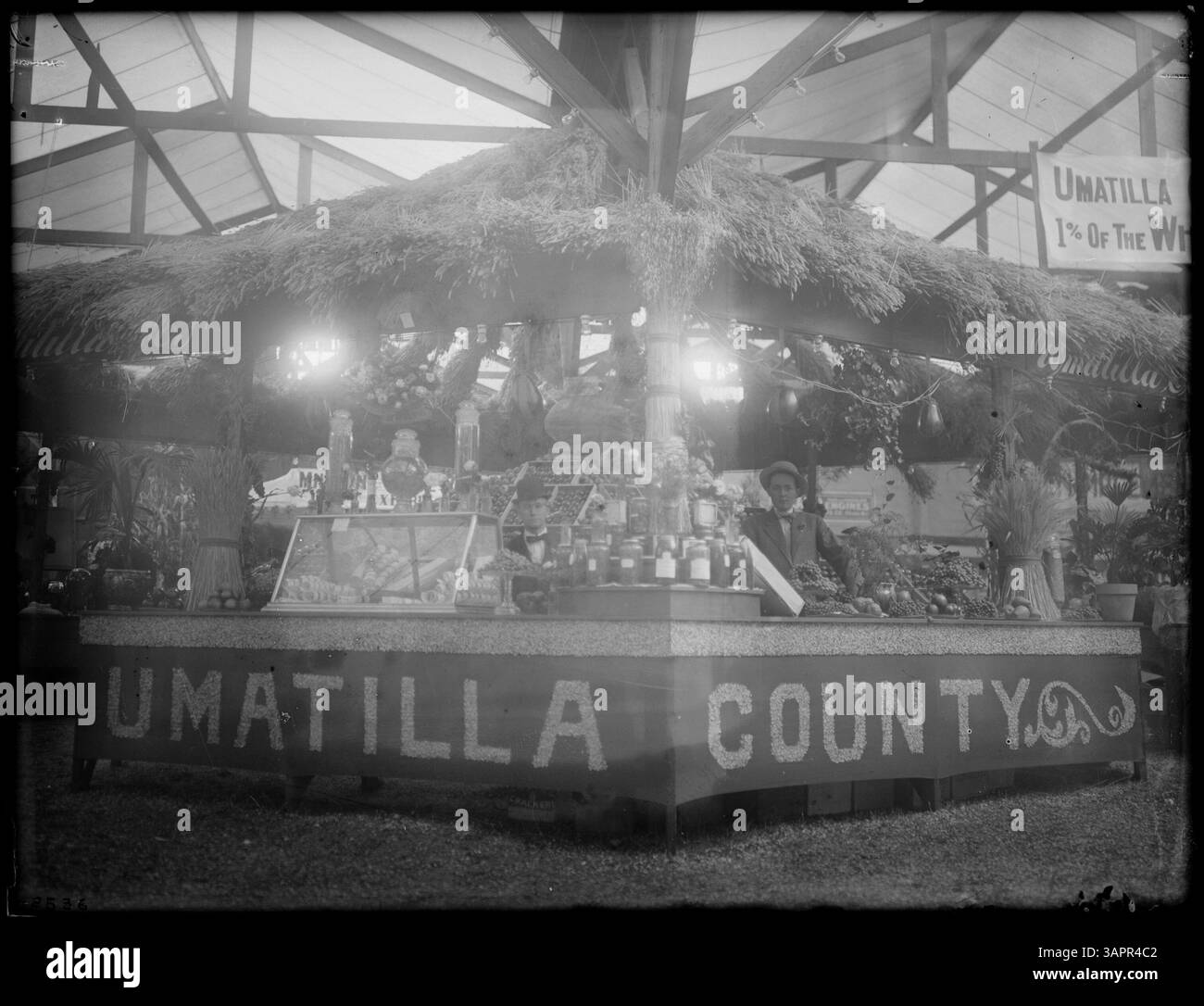 This photograph from a county fair in Pendleton, Oregon, shows various ...