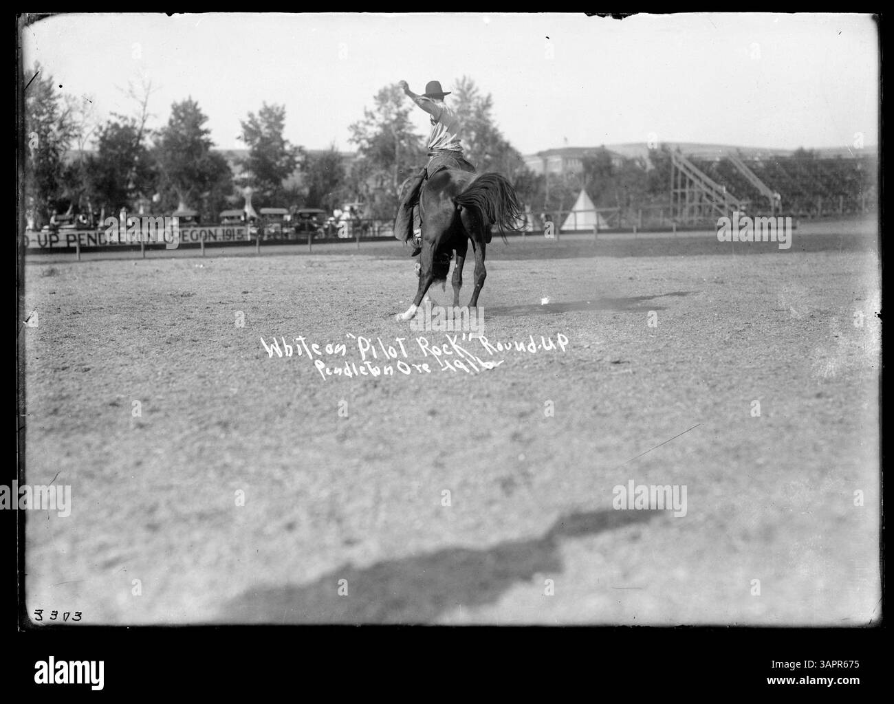 This photograph by Lee Moorhouse captures Tex White riding various ...