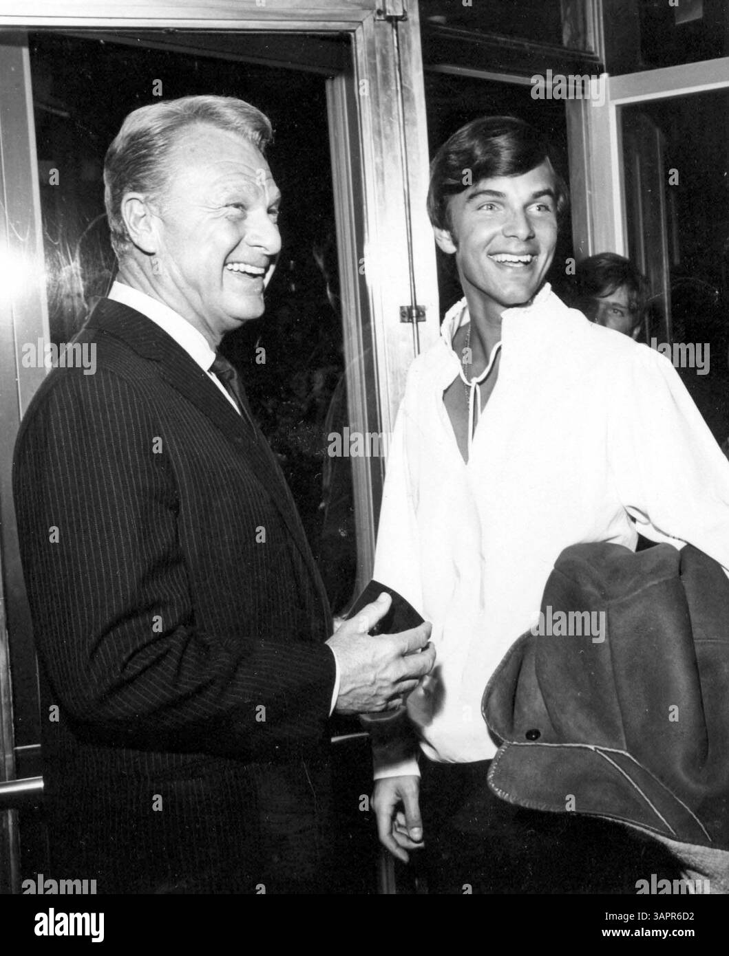 EDDIE ALBERT and is son actor EDWARD attend a fundraising show for the ...