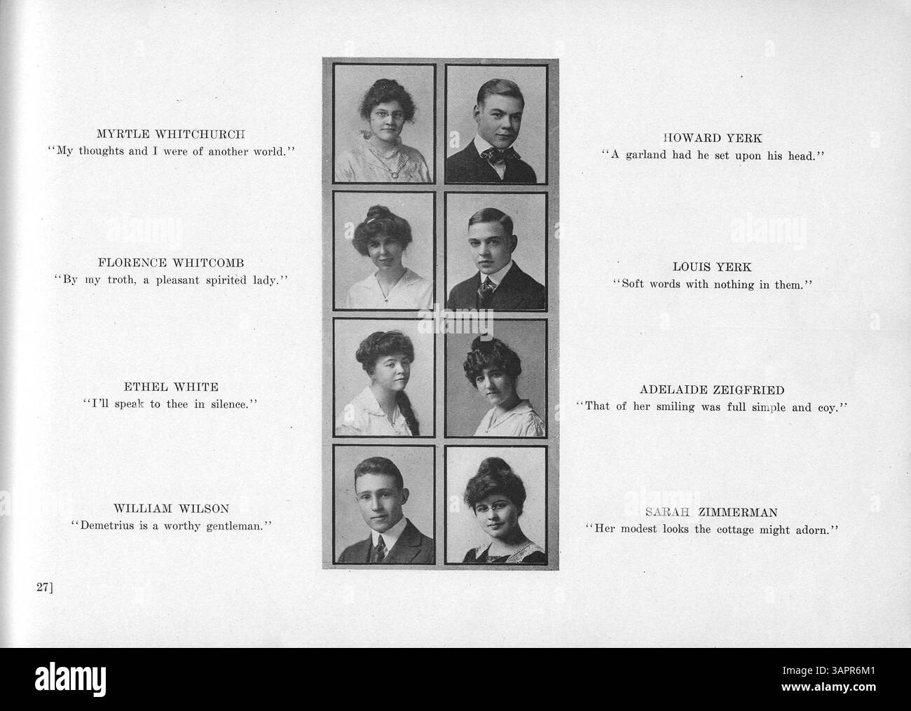 The 1915 edition of 'The Cardinal' yearbook documents the students ...
