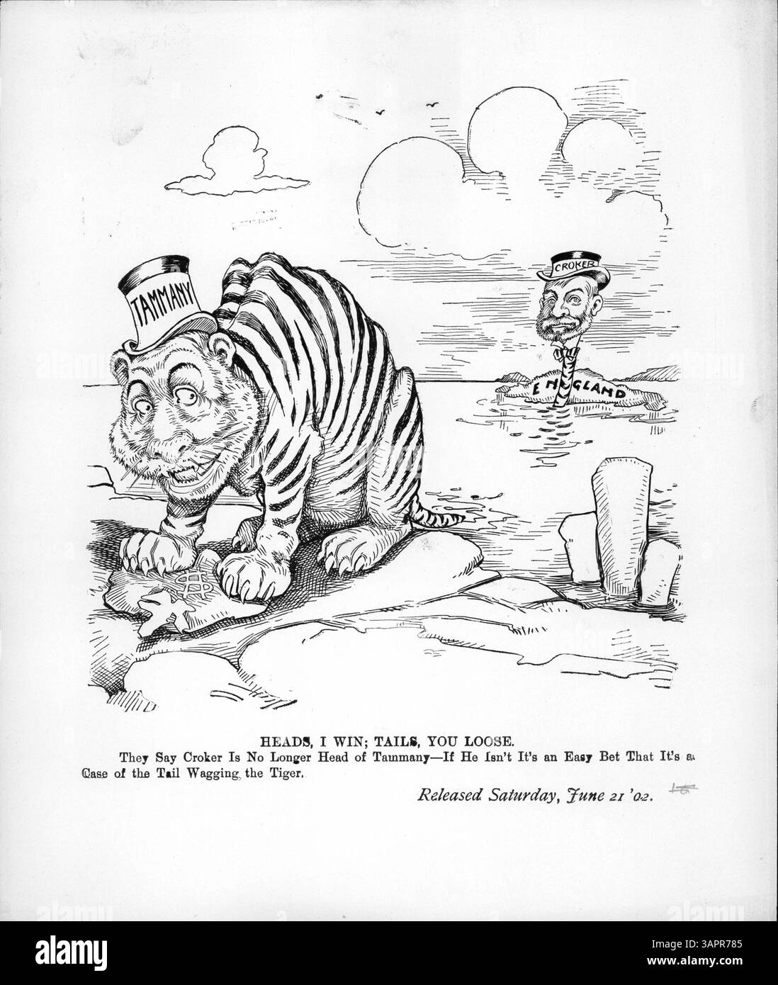 Tammany tiger hi-res stock photography and images - Alamy