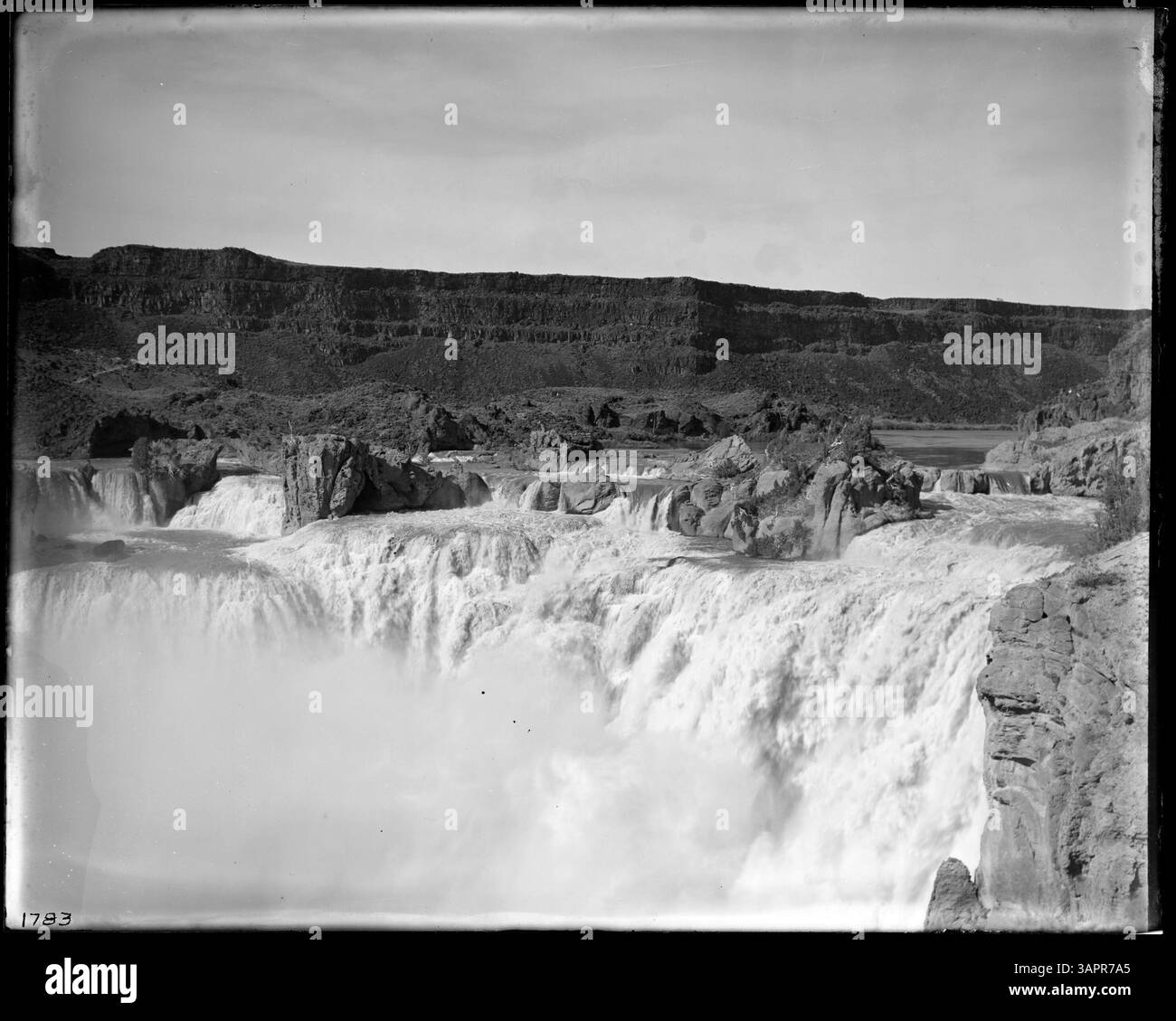 This photograph features Shoshone Falls on the Snake River, Idaho ...