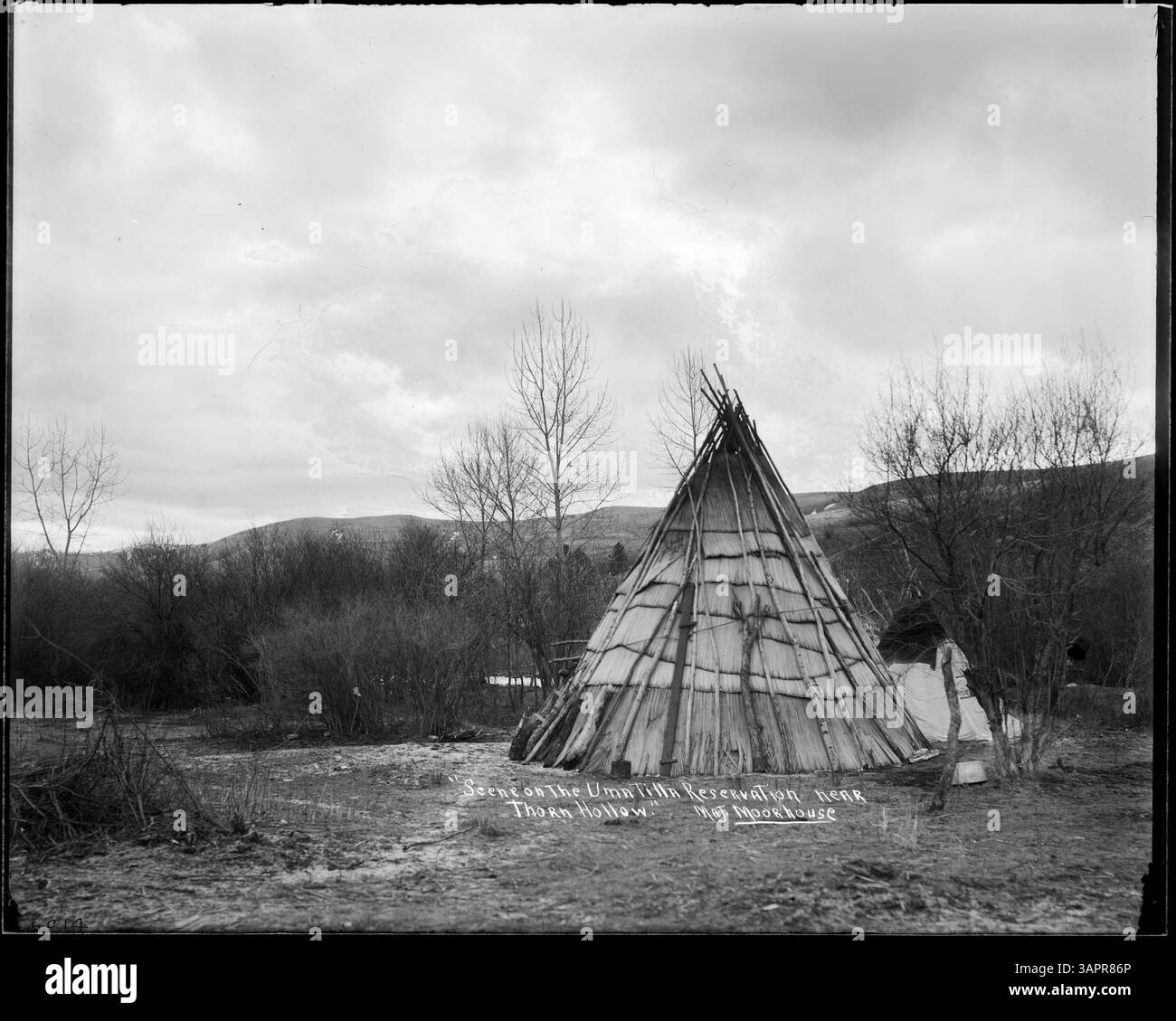 A photograph from the Umatilla Indian Reservation near Thorn Hollow ...