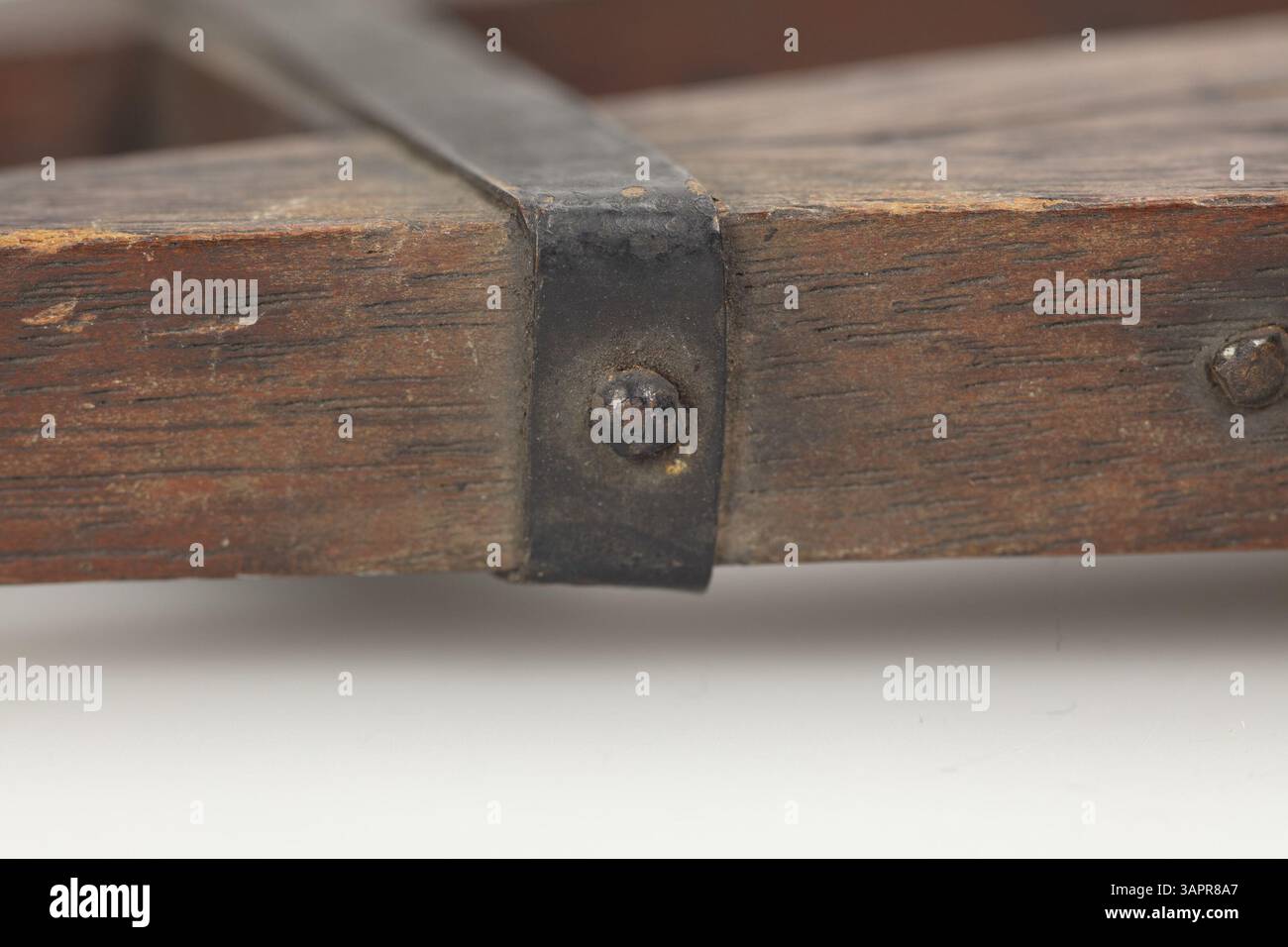 The patent model for a dredging machine, patented by Stephen H. Long on ...