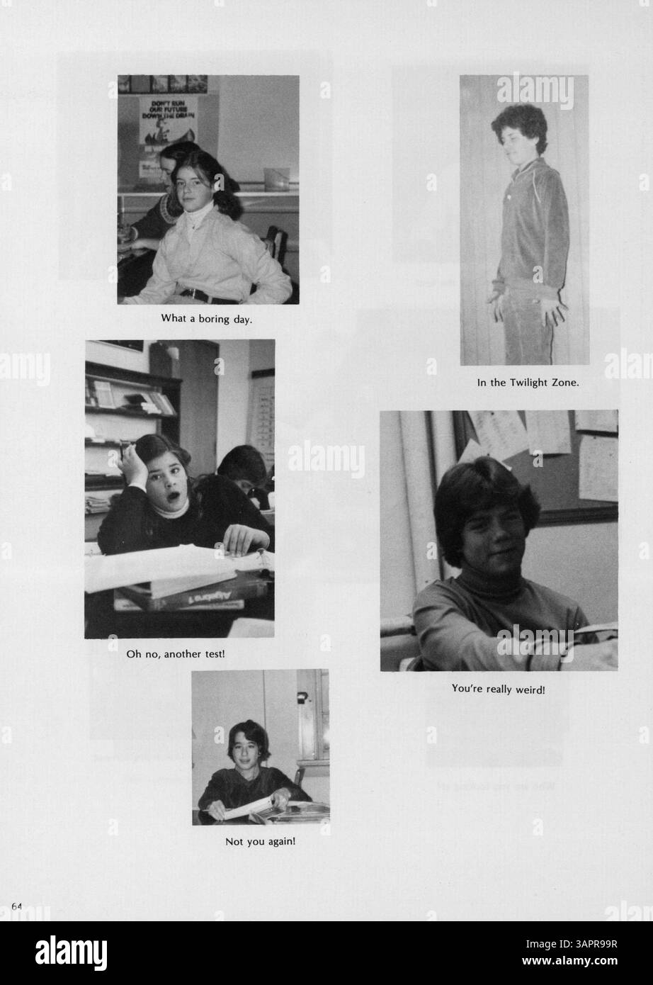 This 1981 Blake Middle School yearbook features photographs and ...