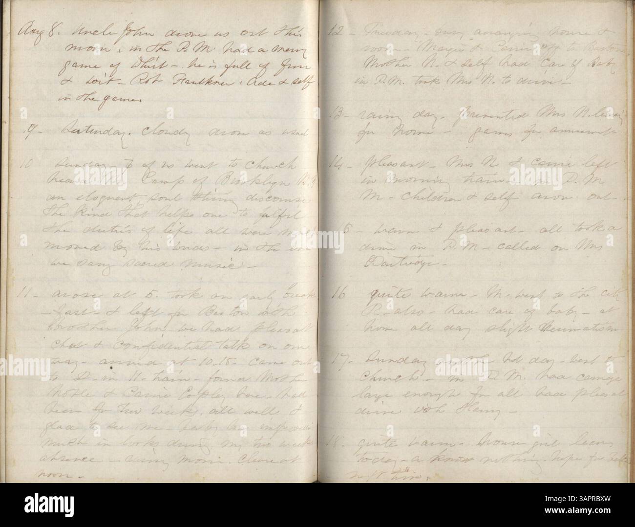 The diary of Seth A. Ranlett, spanning 1850 to 1885, provides an ...