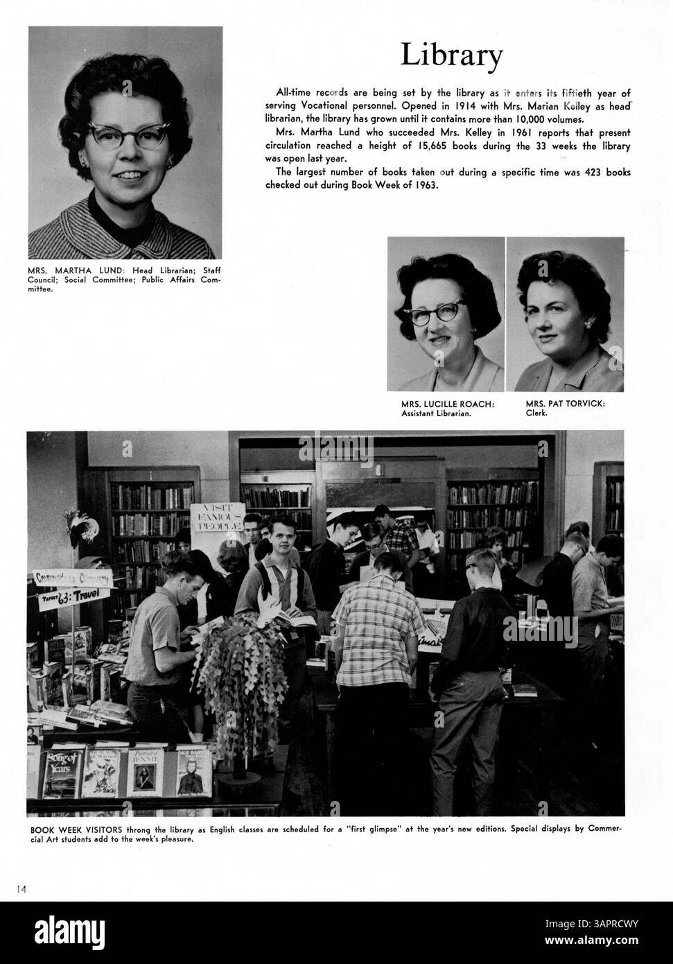 This yearbook from 1964, Tradewind, captures the students, teachers ...