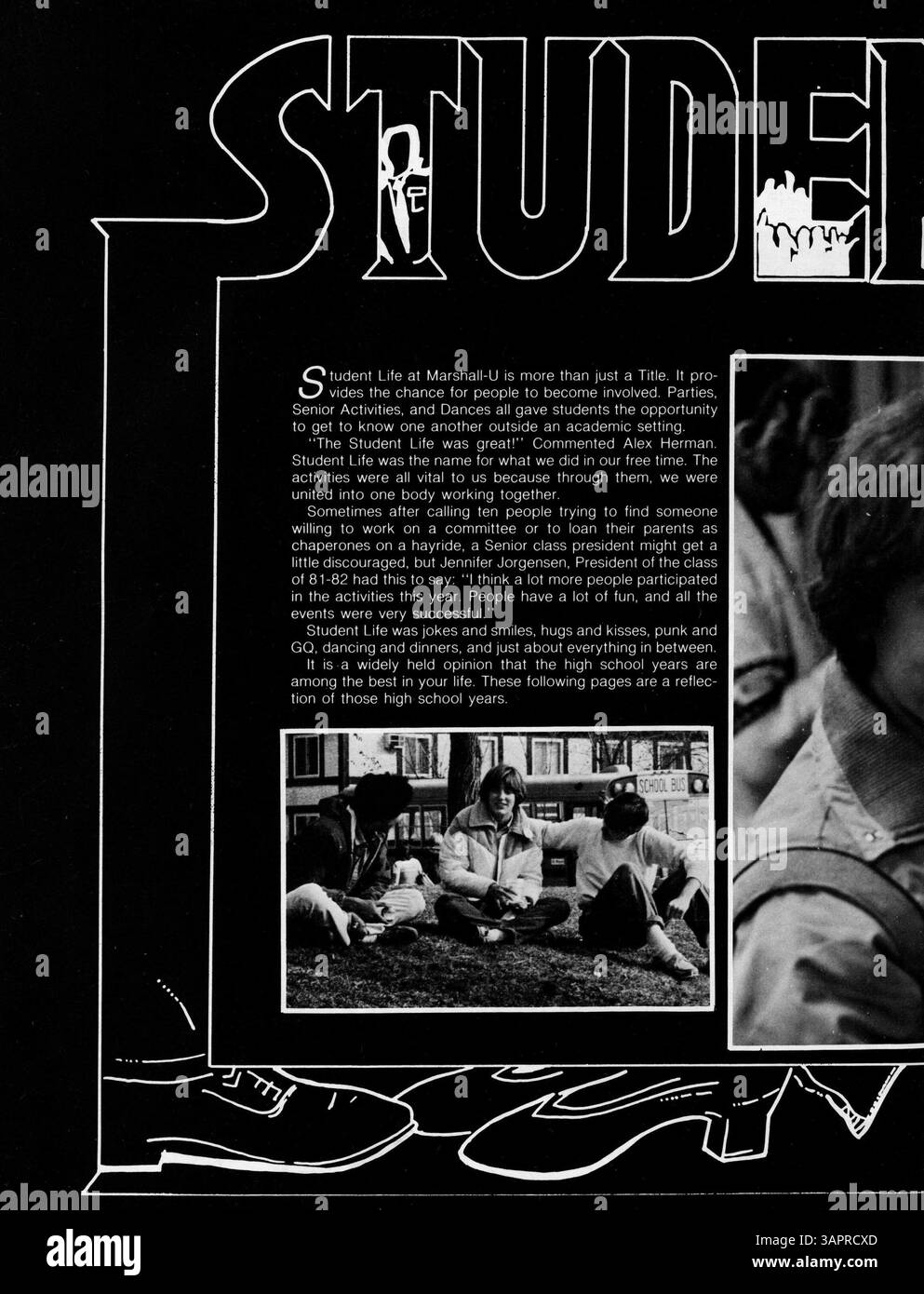 'The Cardinal' yearbook of 1982 from Marshall University features ...
