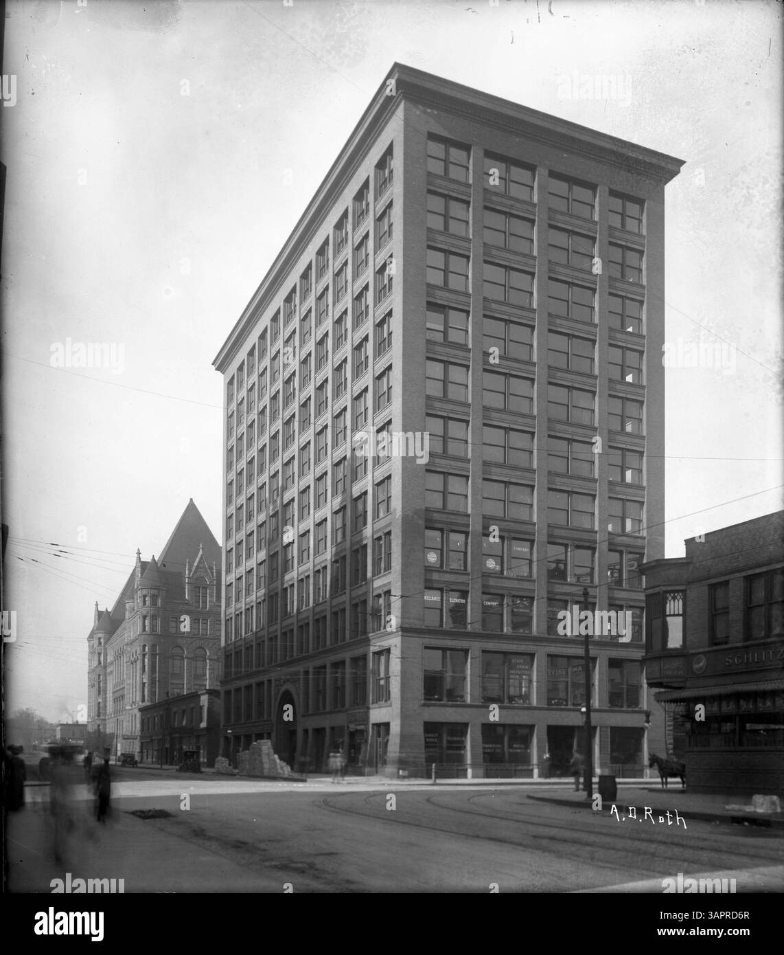 The Flour Exchange Building, completed in 1909, is located on 4th ...