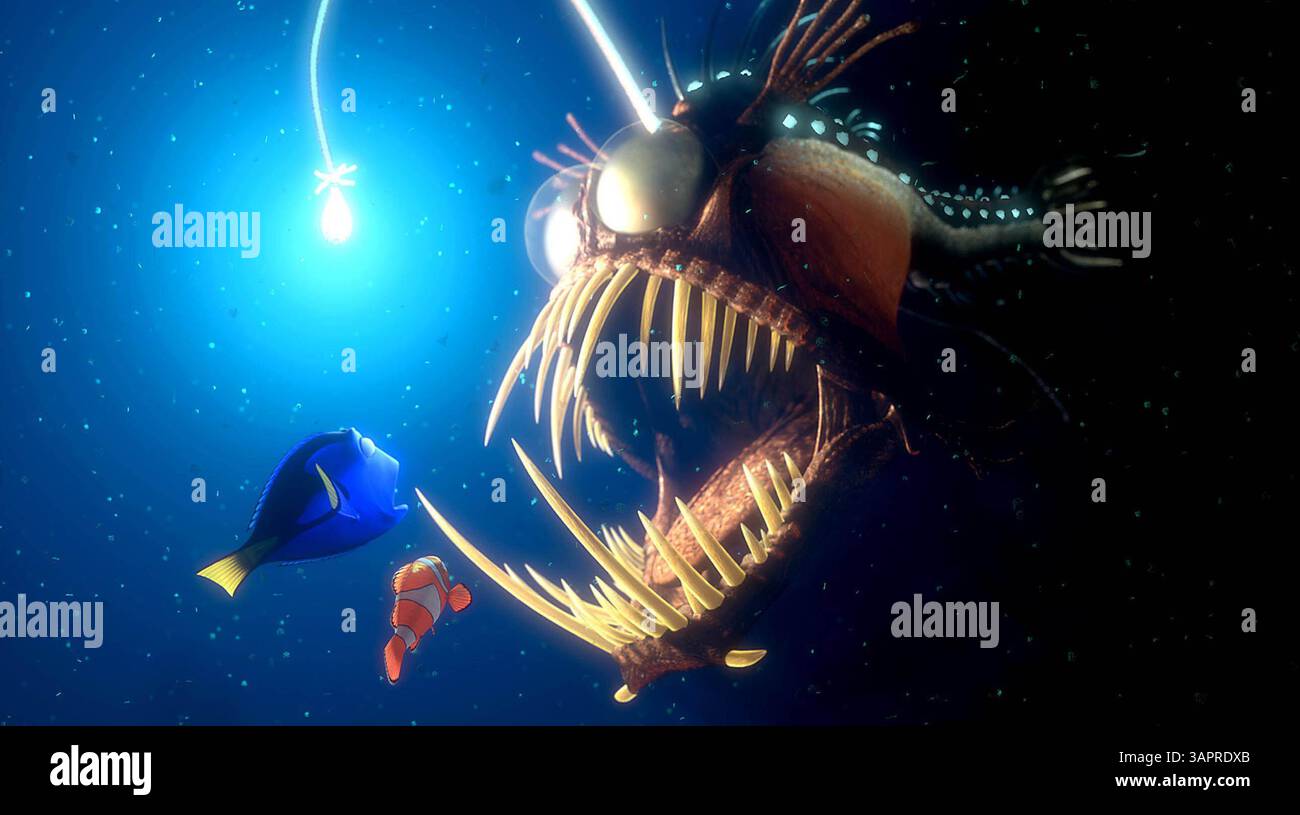 Nov. 2, 2004 - Marlin, Dory, Angler fish.FINDING NEMO.MOVIE STILL ...