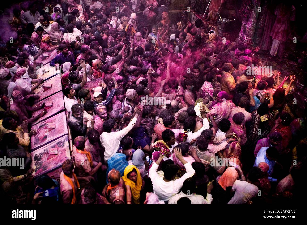 Feb. 27, 2010 - Vrindavan, Uttar Pradesh, India - Tens Of Thousands Of ...