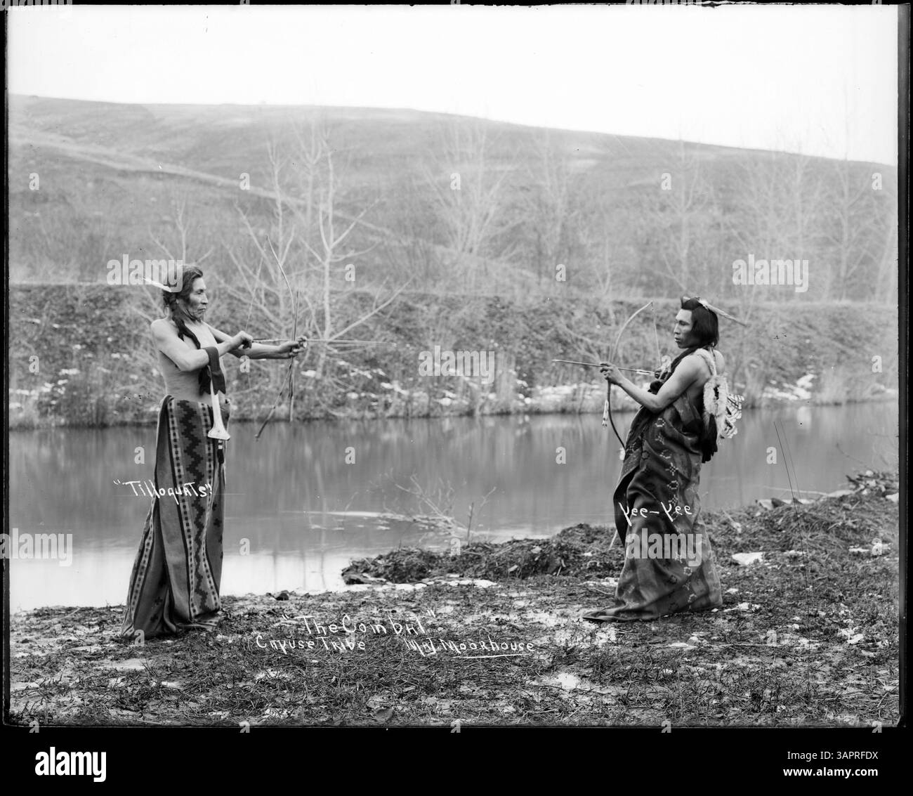 This photograph shows two Native American men from the Tilloquats and ...