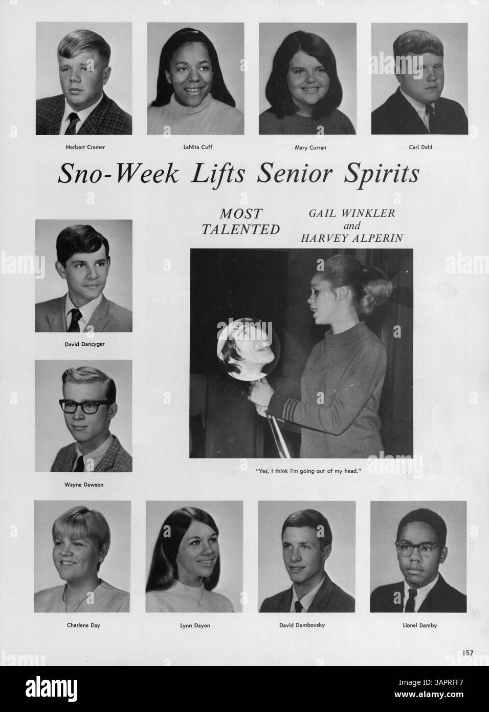 The 1968 'Polaris '68' Yearbook from North High documents the students ...