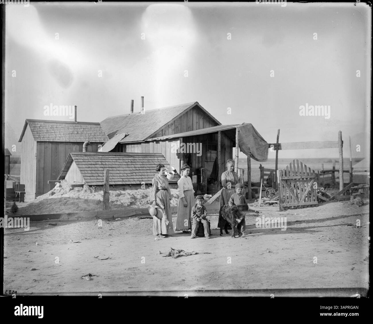 This photograph by Lee Moorhouse showcases Hamilton Ranch house ...
