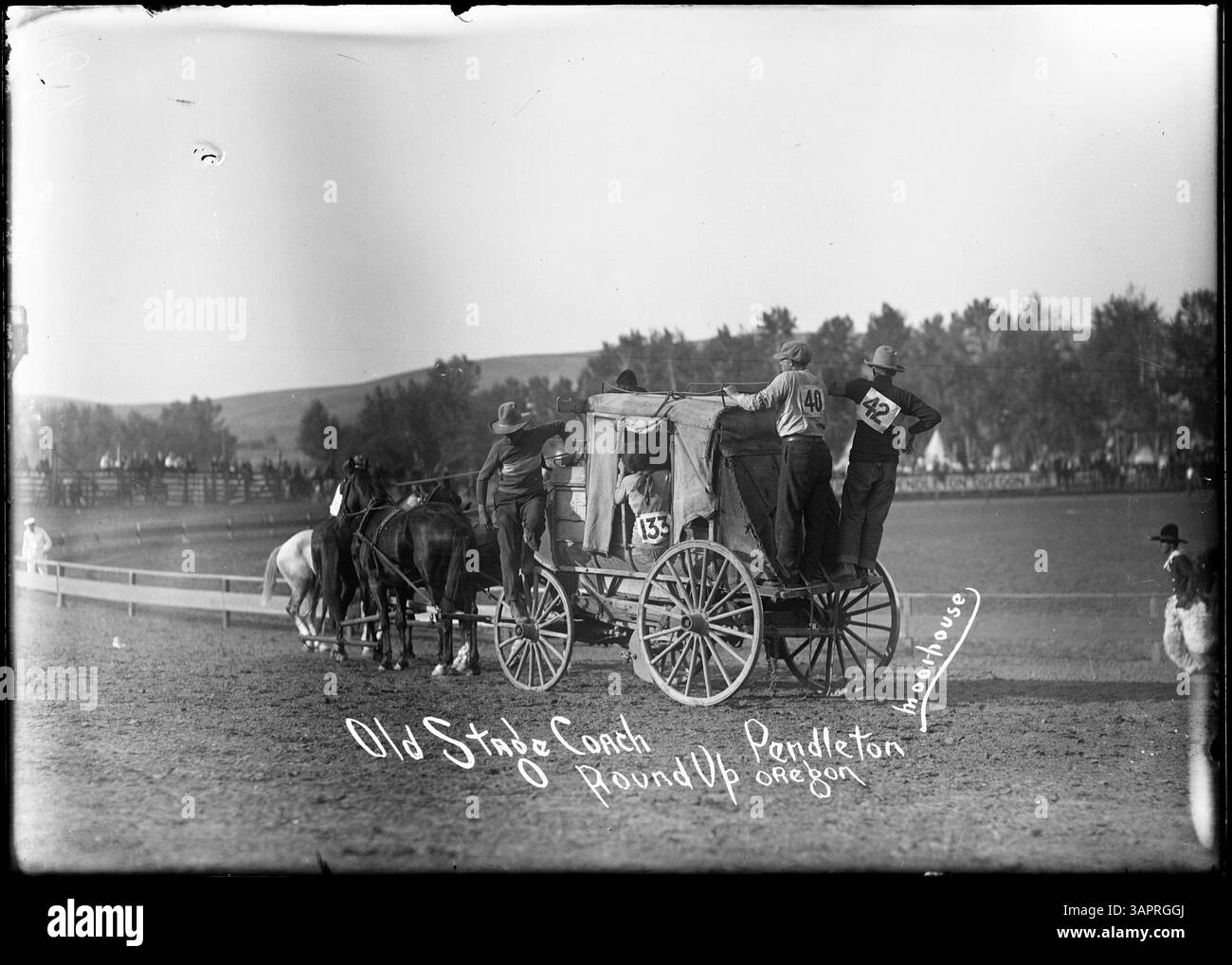 Stagecoach era Black and White Stock Photos & Images - Alamy