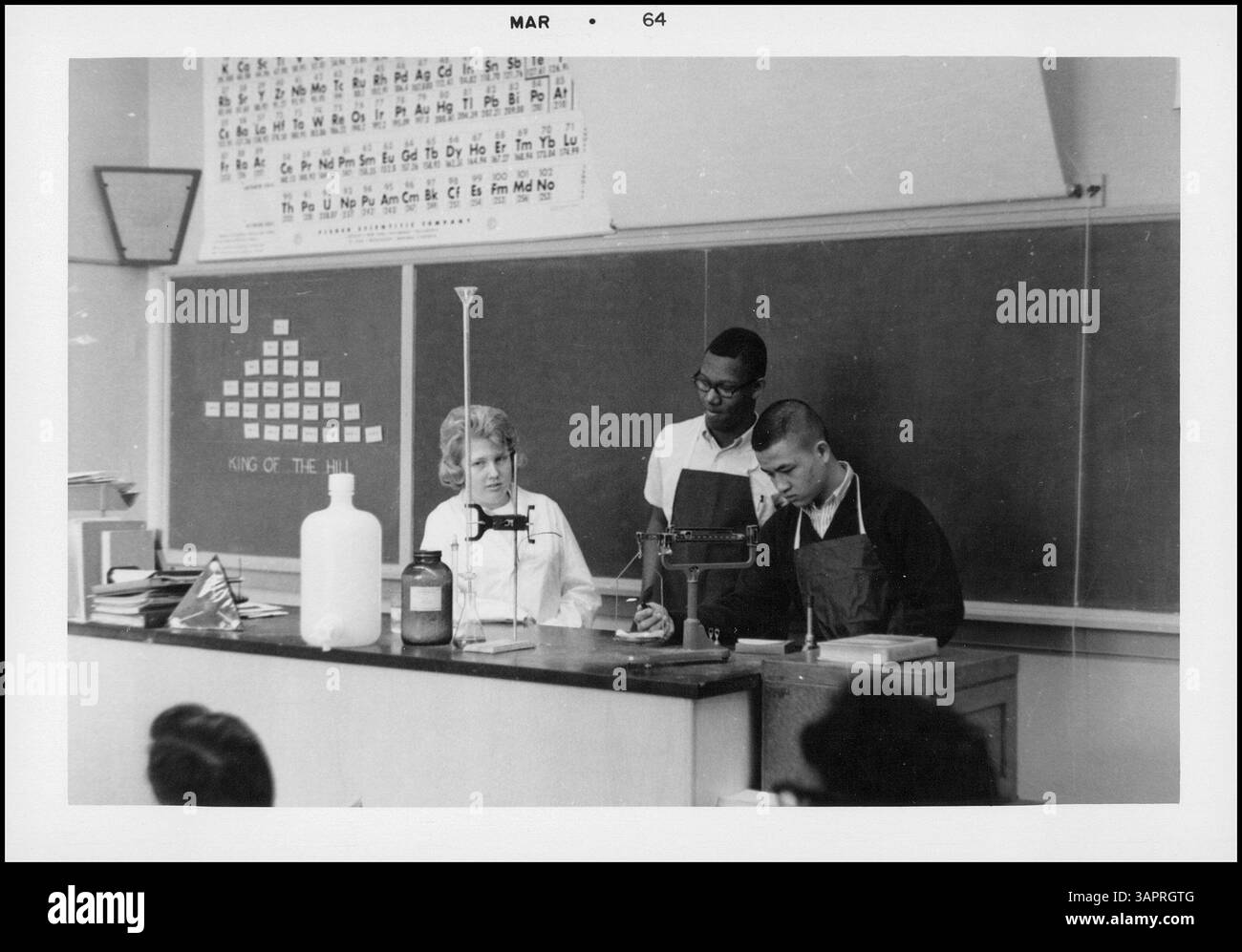 In 1963, ten new or rehabilitated science rooms were completed for ...