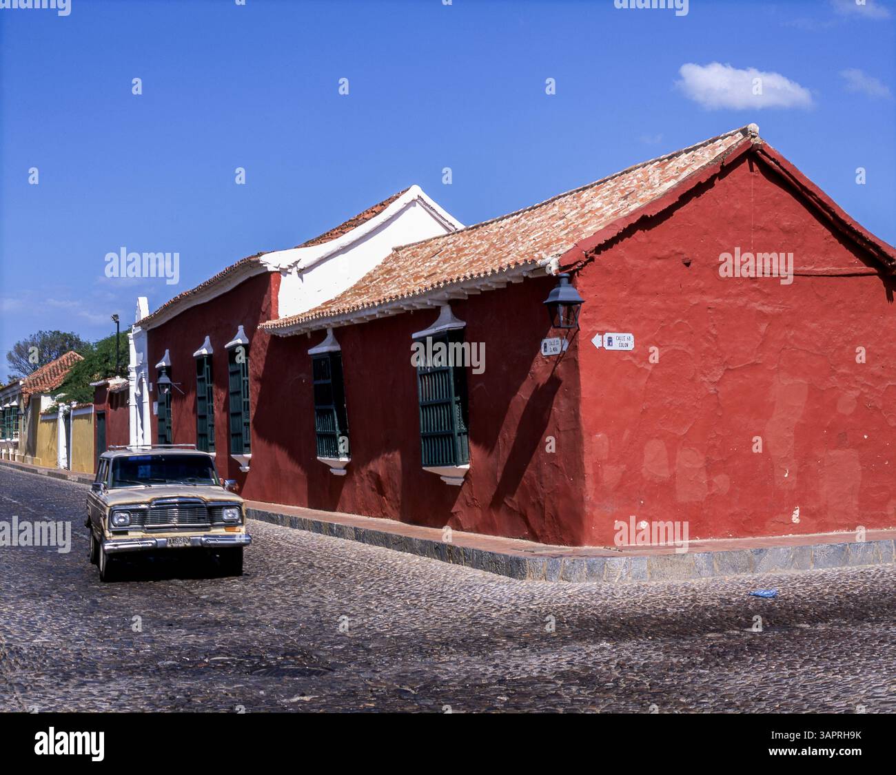 Venezuela. State of Falcon. City of Coro. Colonial architecture Stock ...