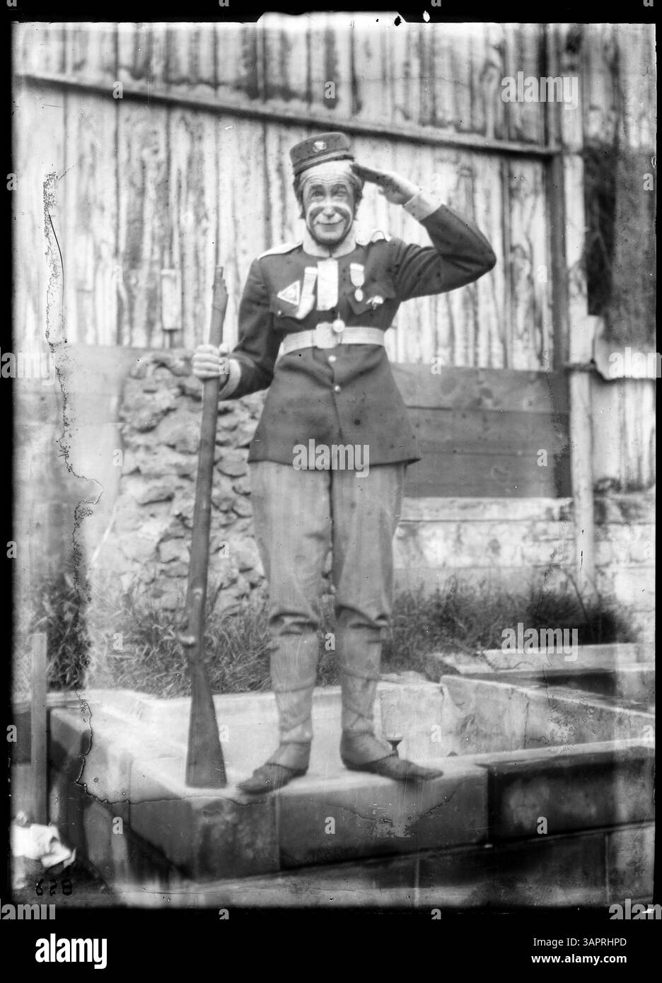 Actors in costume, photographed at the Grand Theater, Pendleton ...