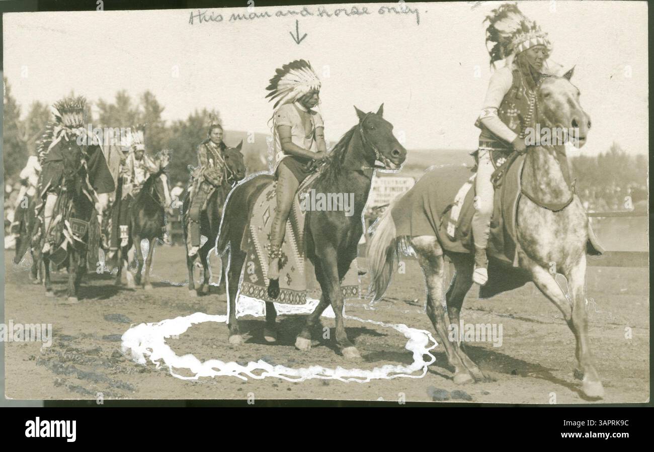 This photograph from Lee D. Drake's collection depicts a Native ...