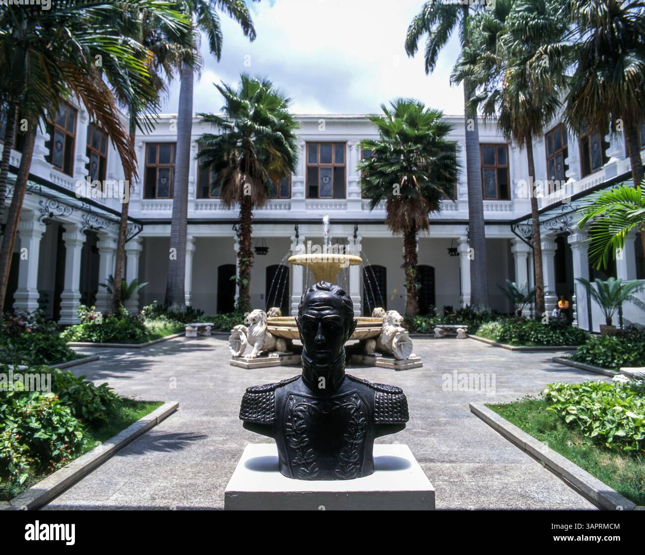 Venezuela. Caracas city. National Capitol. Bust of Juan Antonio ...