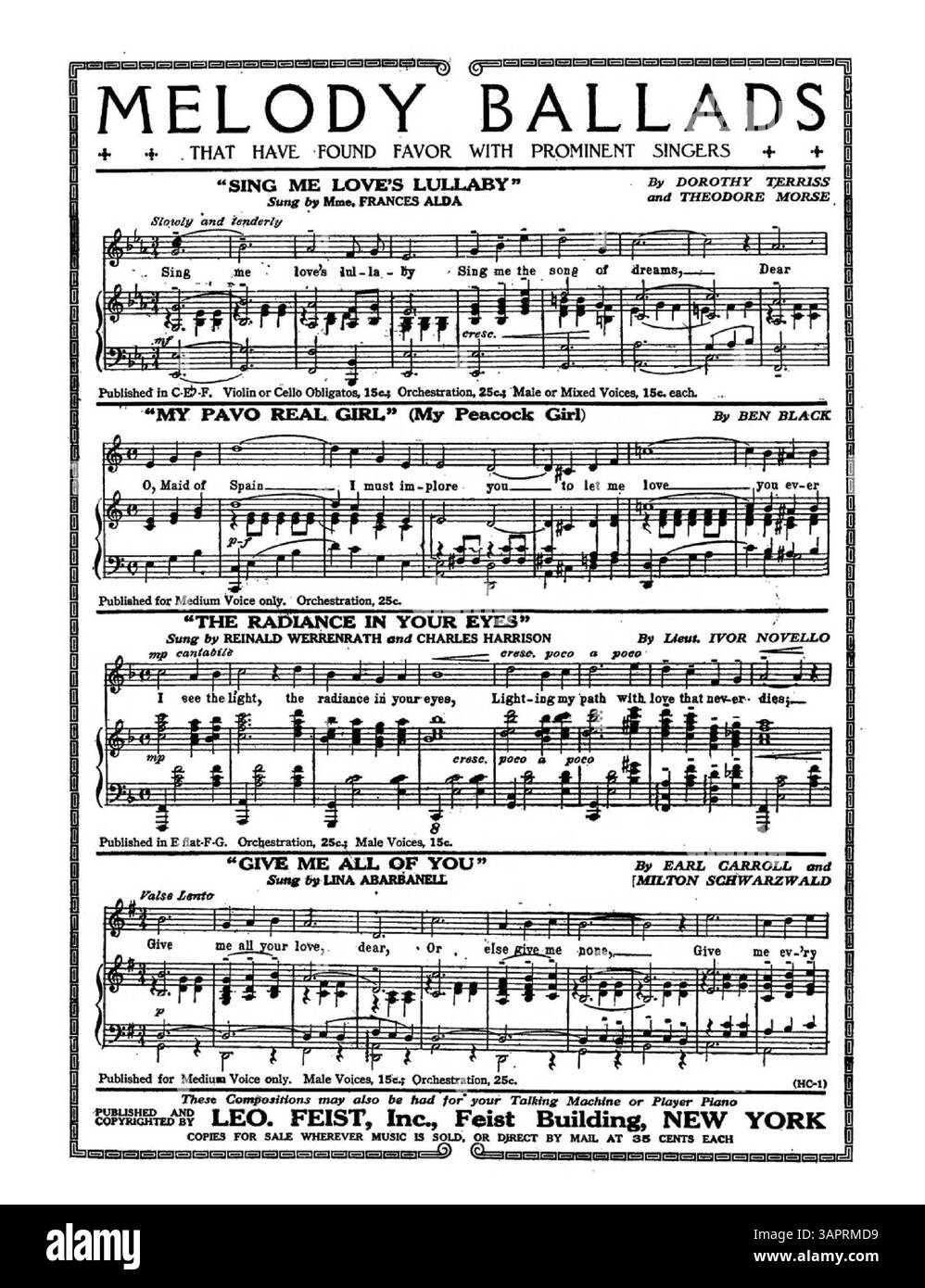 Ballads catalog Black and White Stock Photos & Images - Alamy