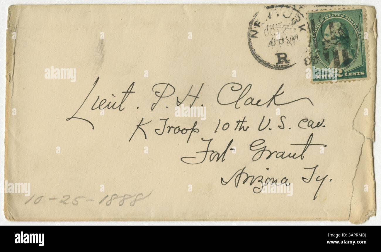Fred Remington's signed letter from New York City, written on October ...
