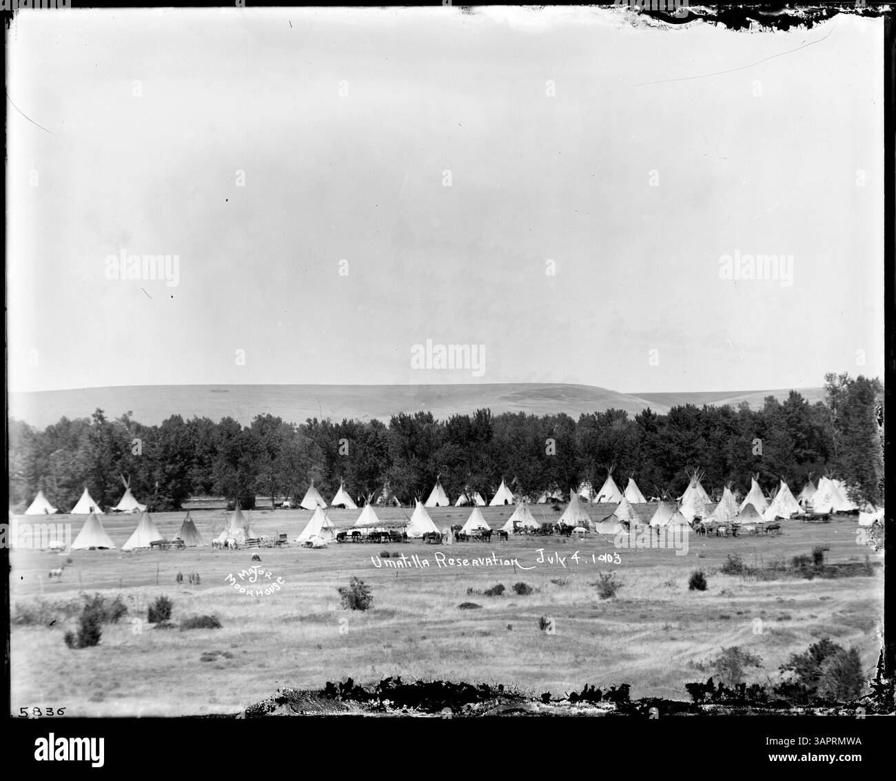 Scenes from the Umatilla Indian reservation, capturing everyday life ...