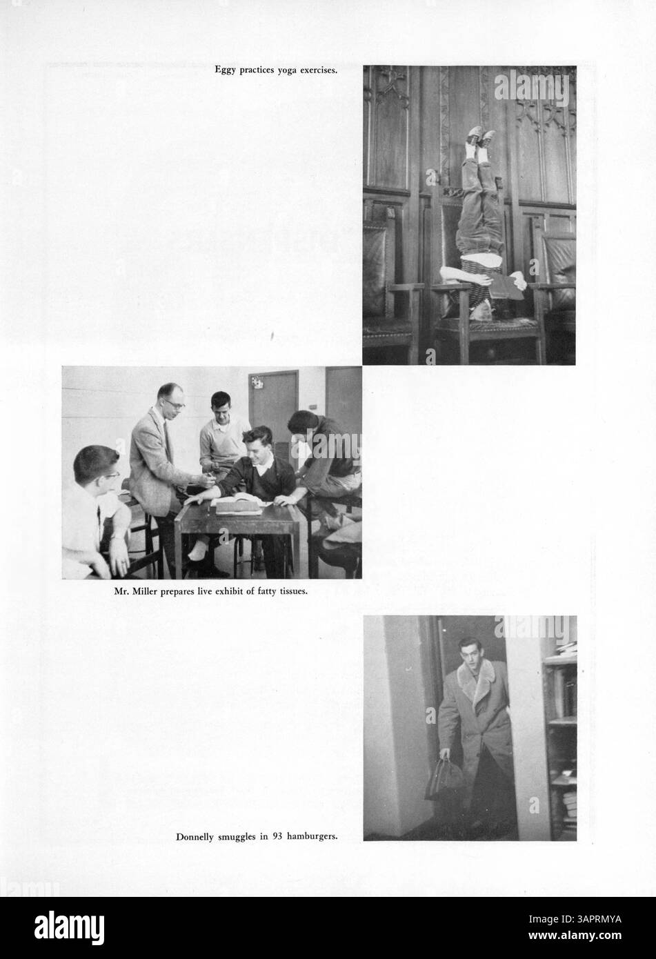 This high school yearbook from 1957 records the students, teachers ...