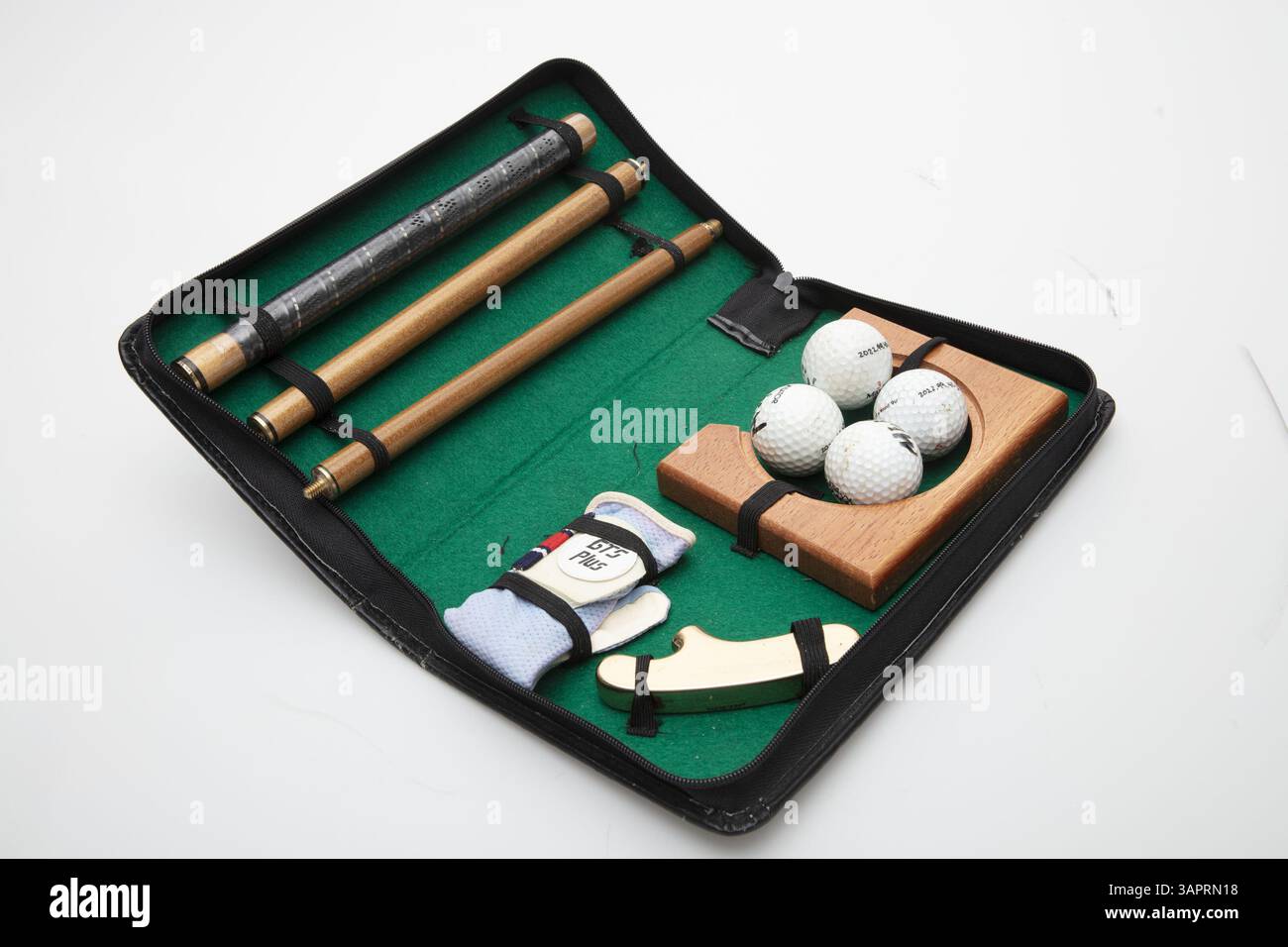 The Executive Brass Golf Putting Set, once owned by Dr. James Whittico ...