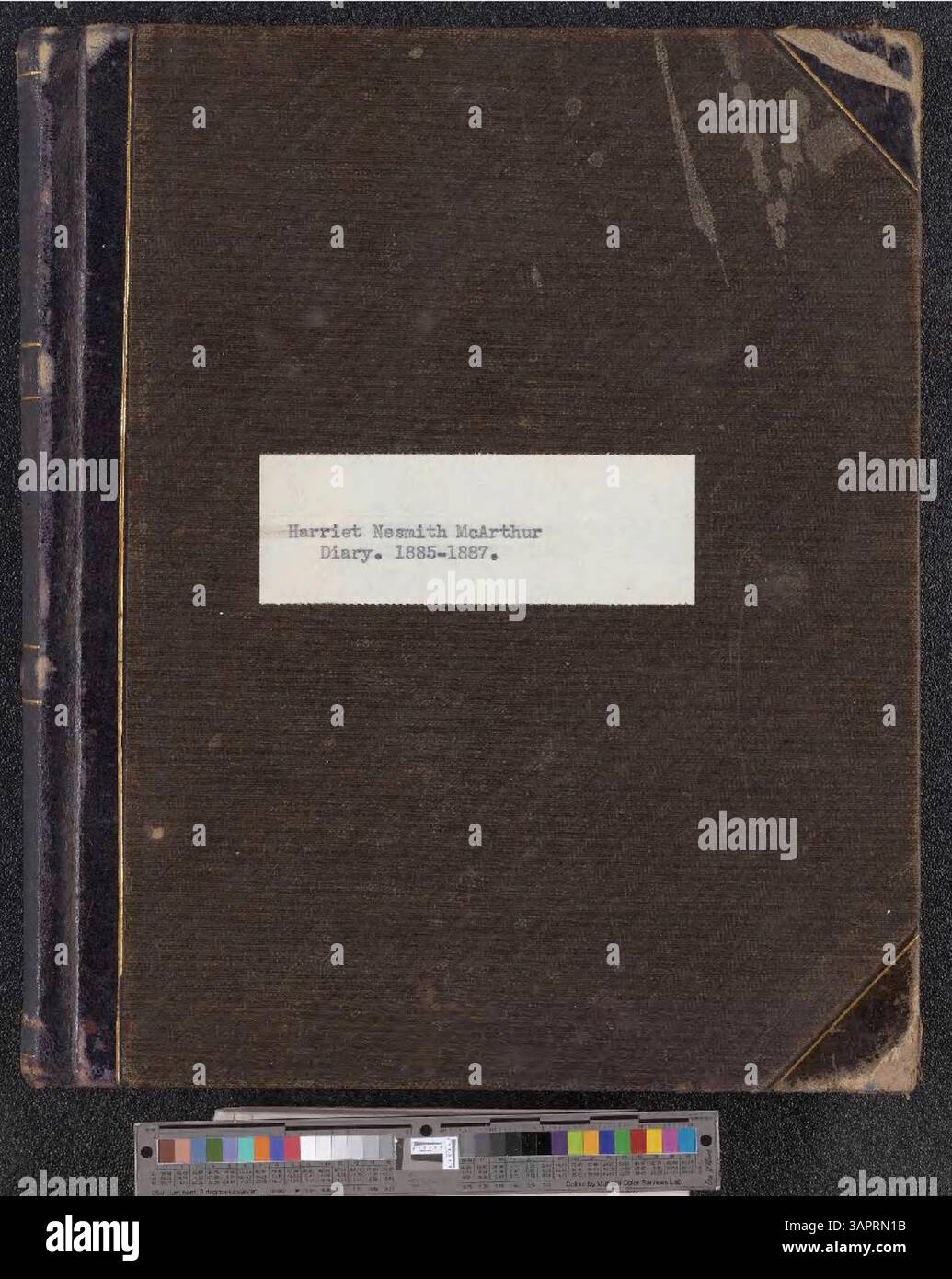 This handwritten diary, bound in a book format, covers the period from ...